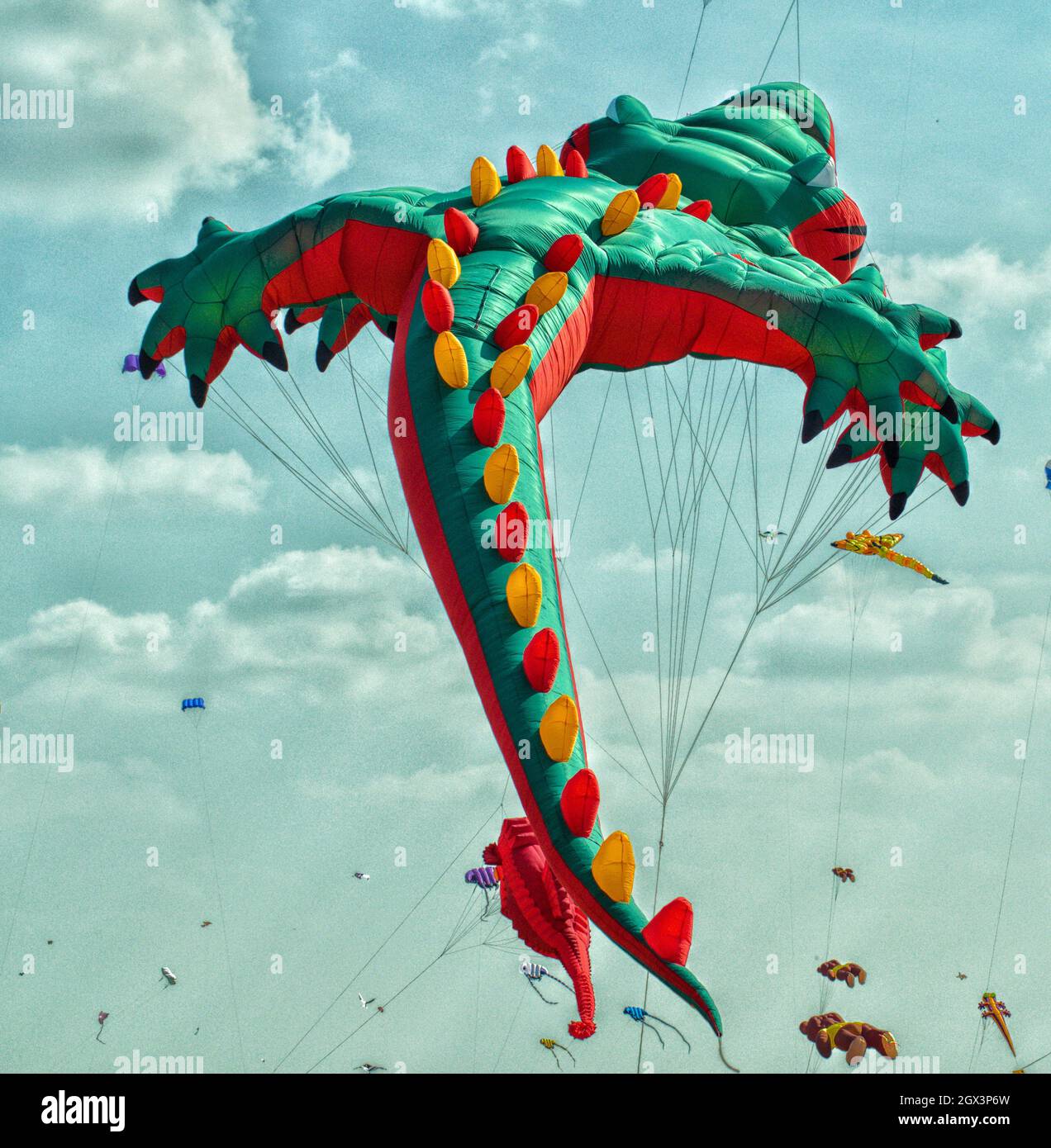 Chinese New Year Kite Flying Festival High Resolution Stock Photography ...