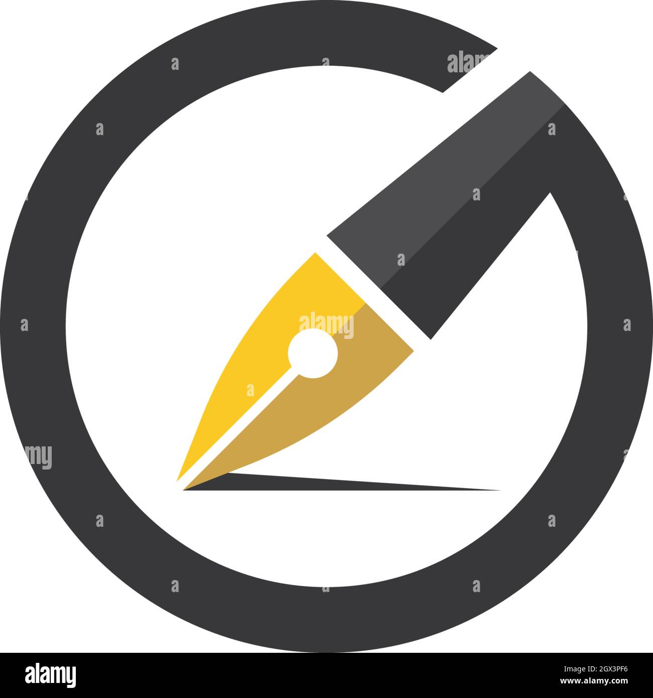 pen Logo template Vector illustration Stock Vector Image & Art - Alamy