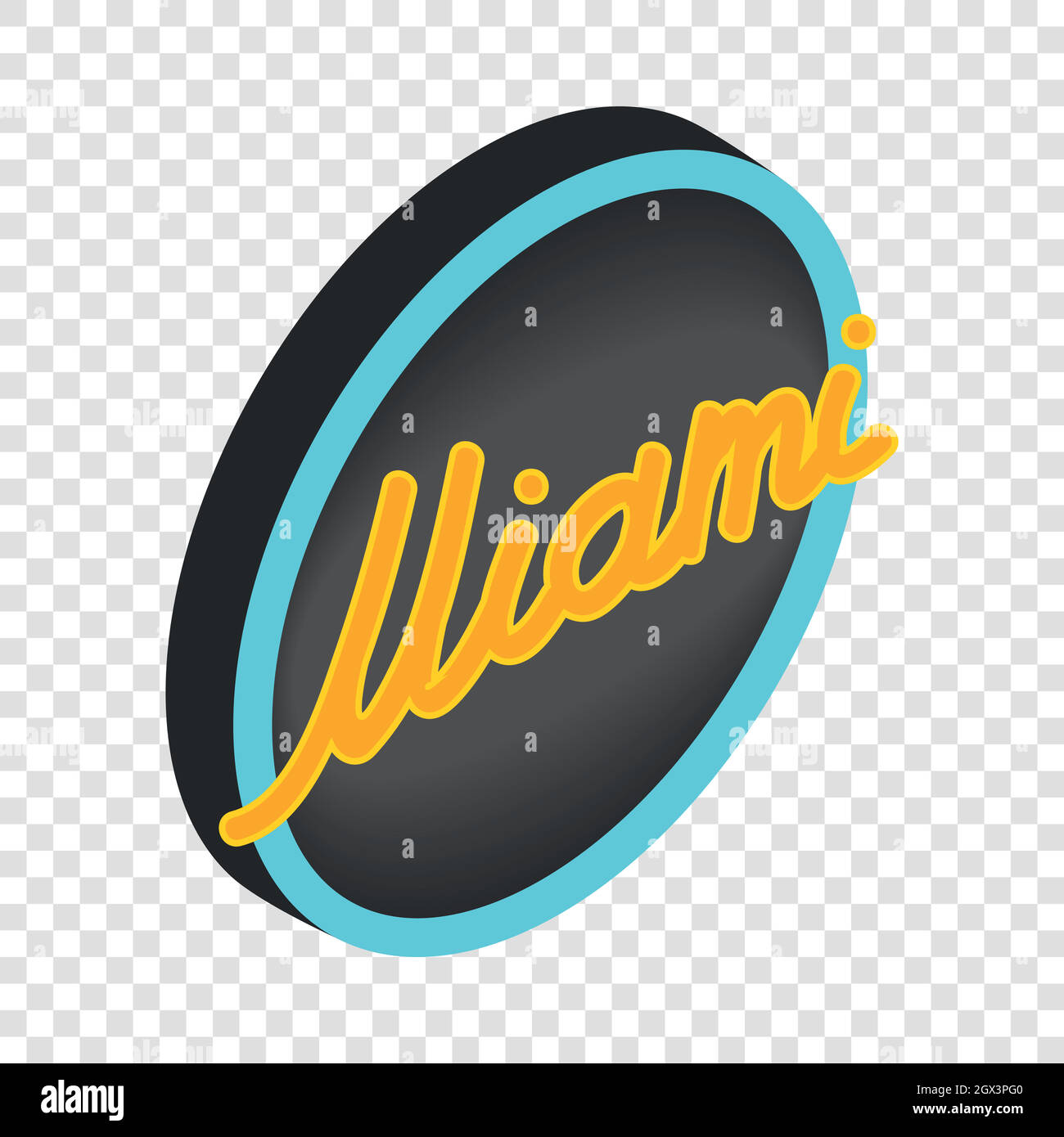 Miami neon sign Stock Vector Images - Alamy