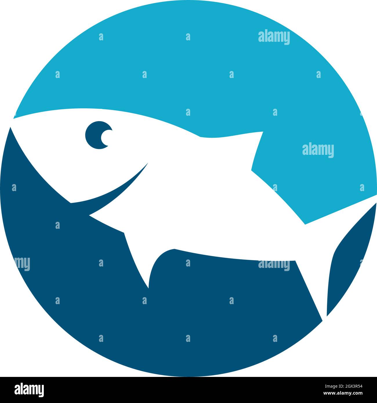Fish logo template. Creative vector symbol of fishing club or online ...