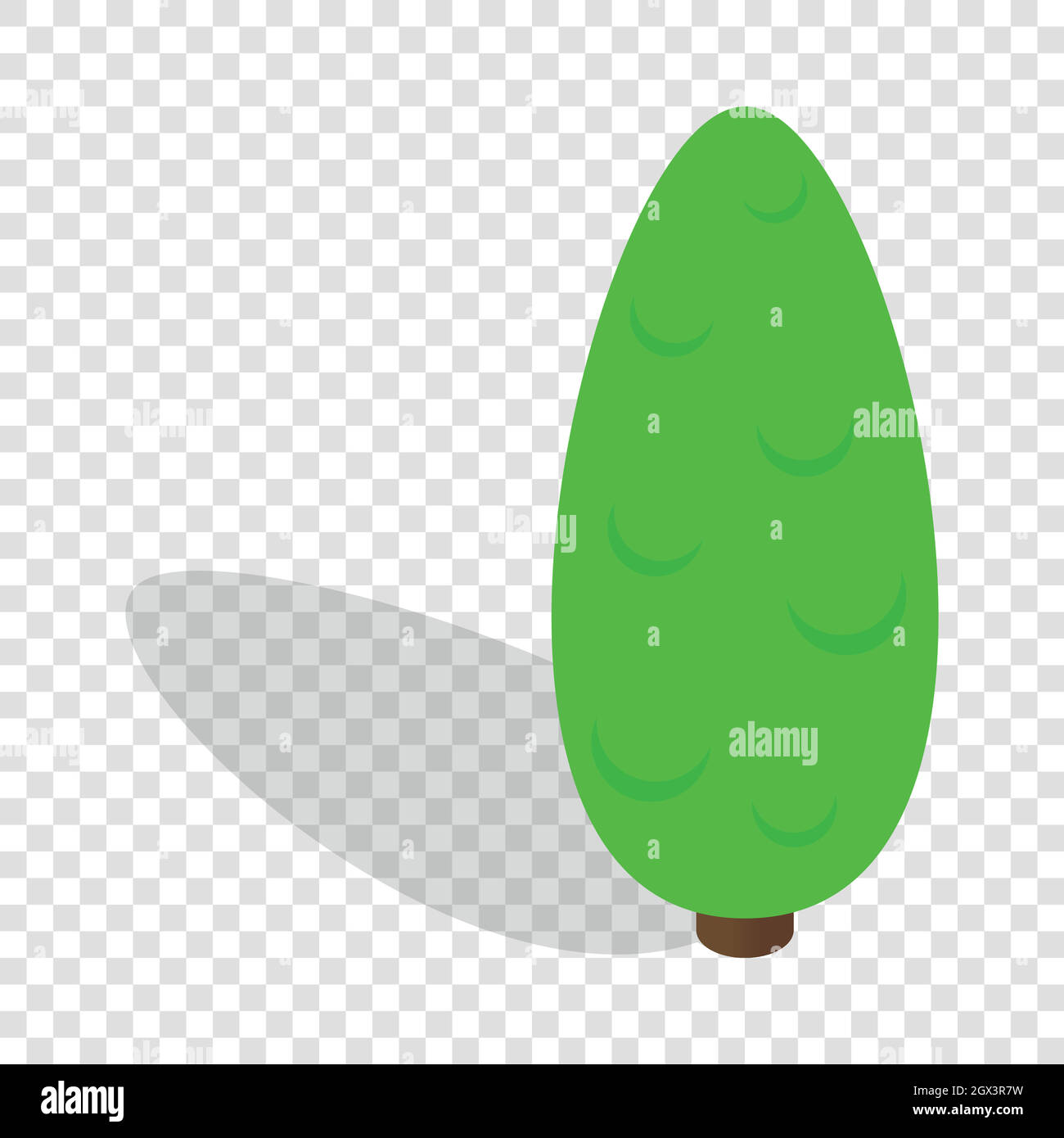 Isometric tree icon Stock Vector Images - Alamy