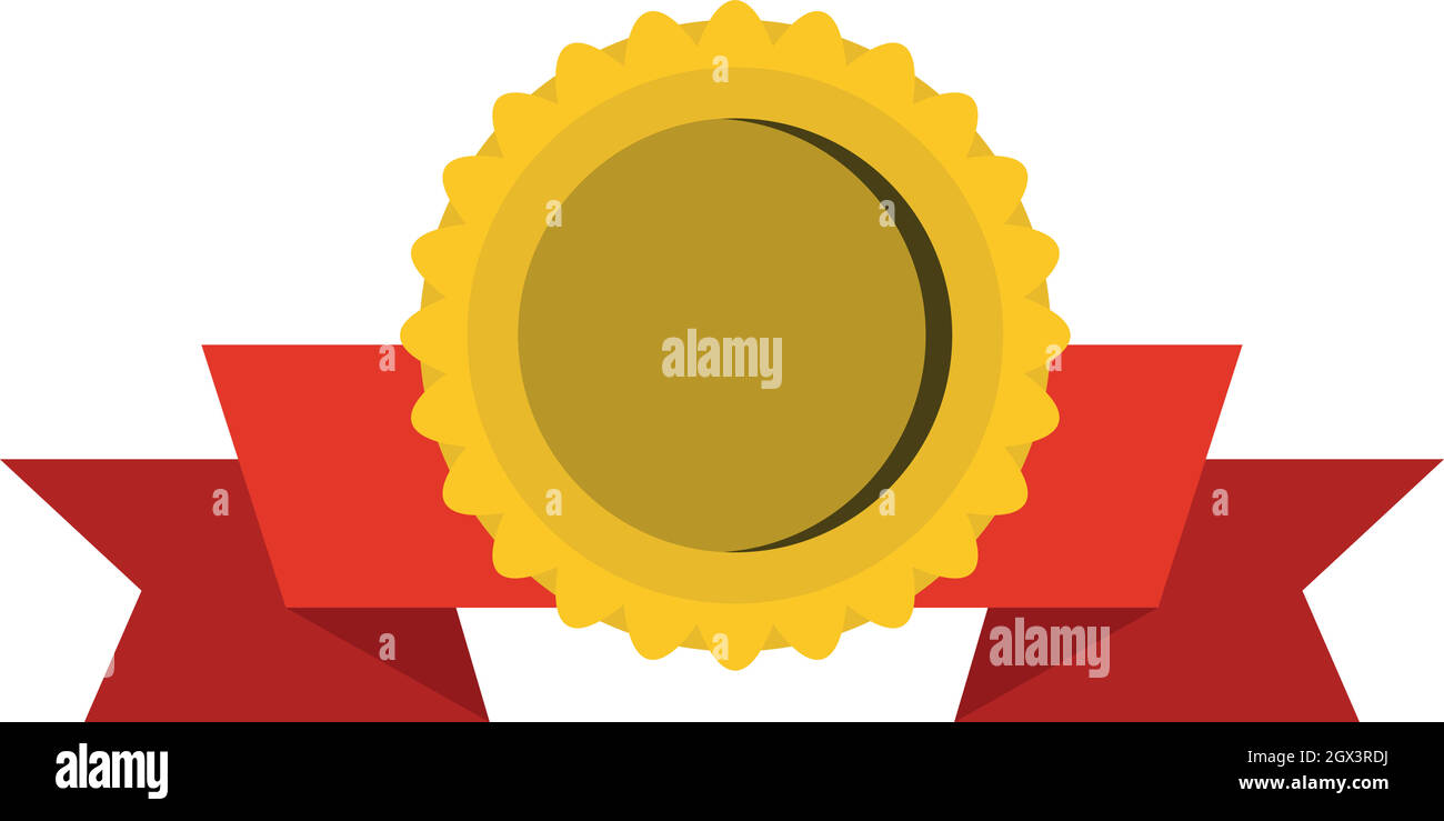 Medal with ribbon Stock Vector Images - Alamy
