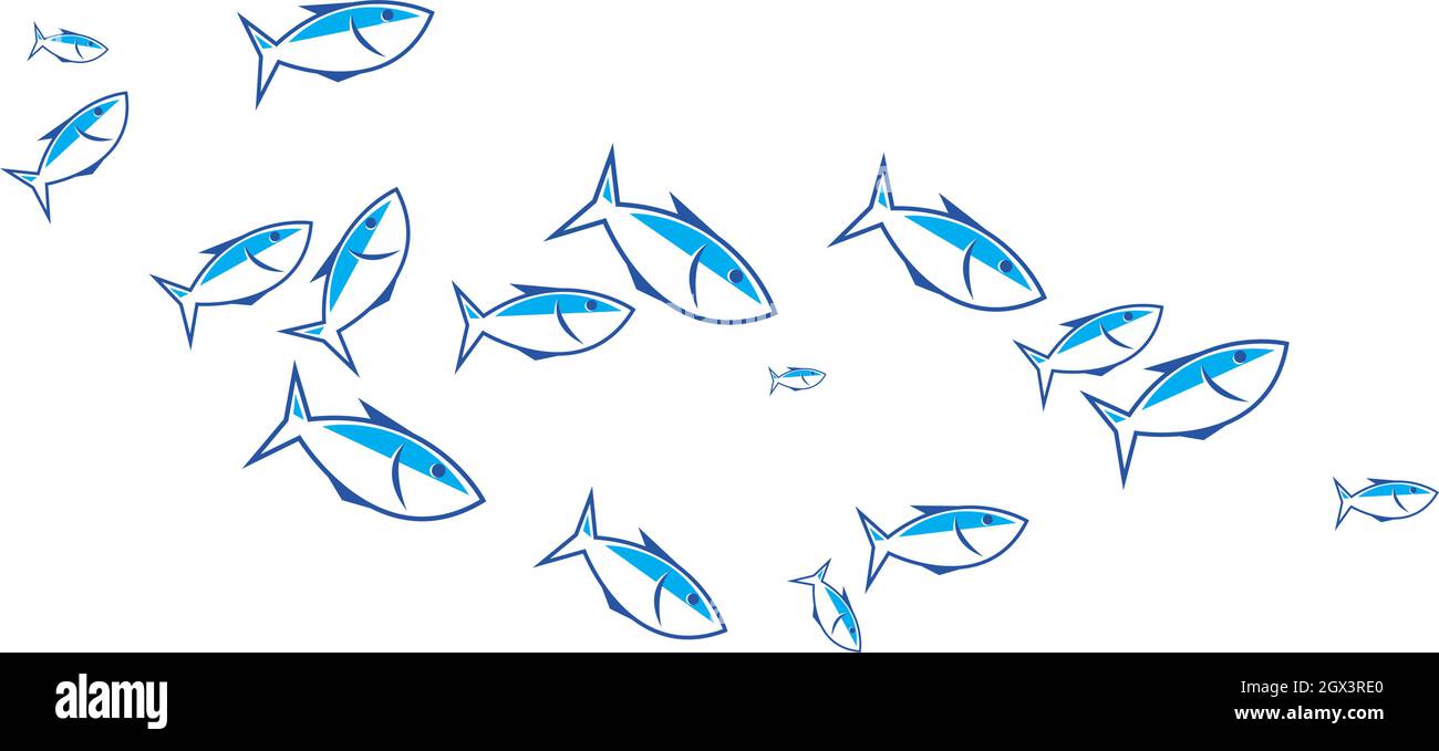fish background vector icon template Stock Vector Image & Art - Alamy