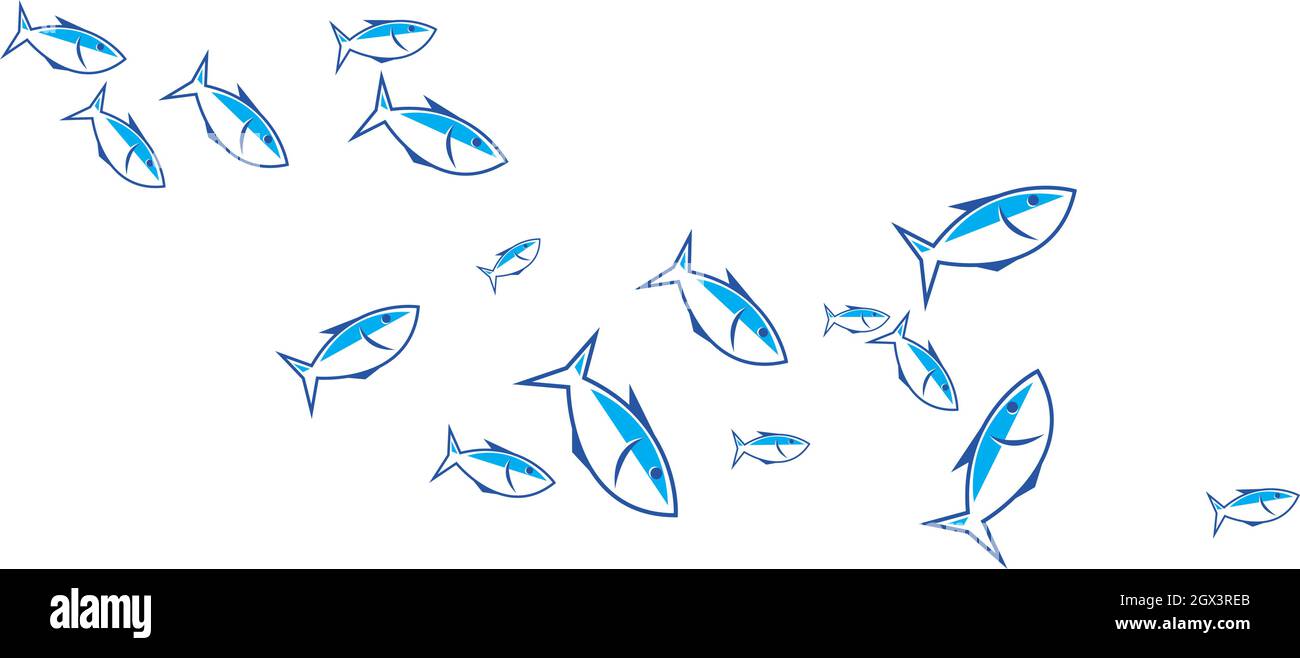 fish background vector icon template Stock Vector Image & Art - Alamy