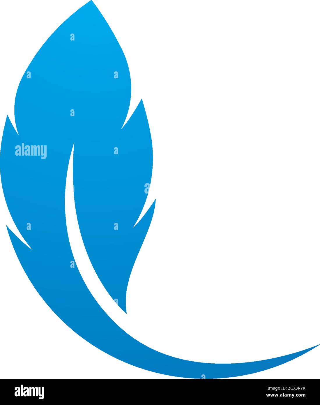 Feather Logo template Vector illustration Stock Vector Image & Art - Alamy