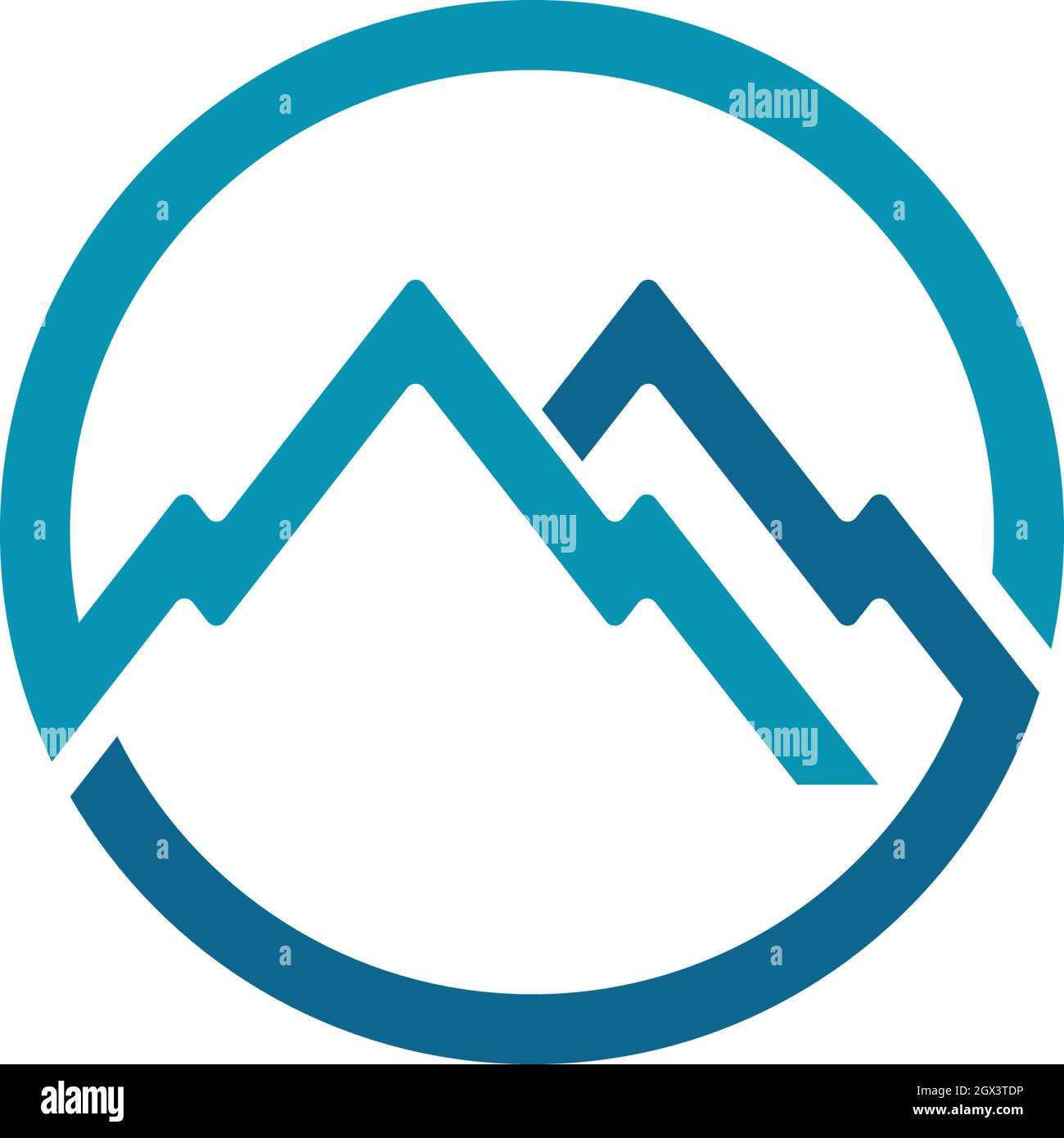 Mountains Logo Template Stock Vector Image & Art - Alamy