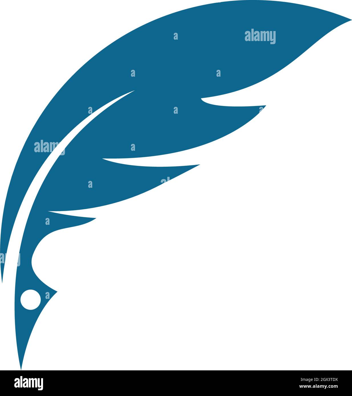 Feather Logo template Vector illustration Stock Vector Image & Art - Alamy