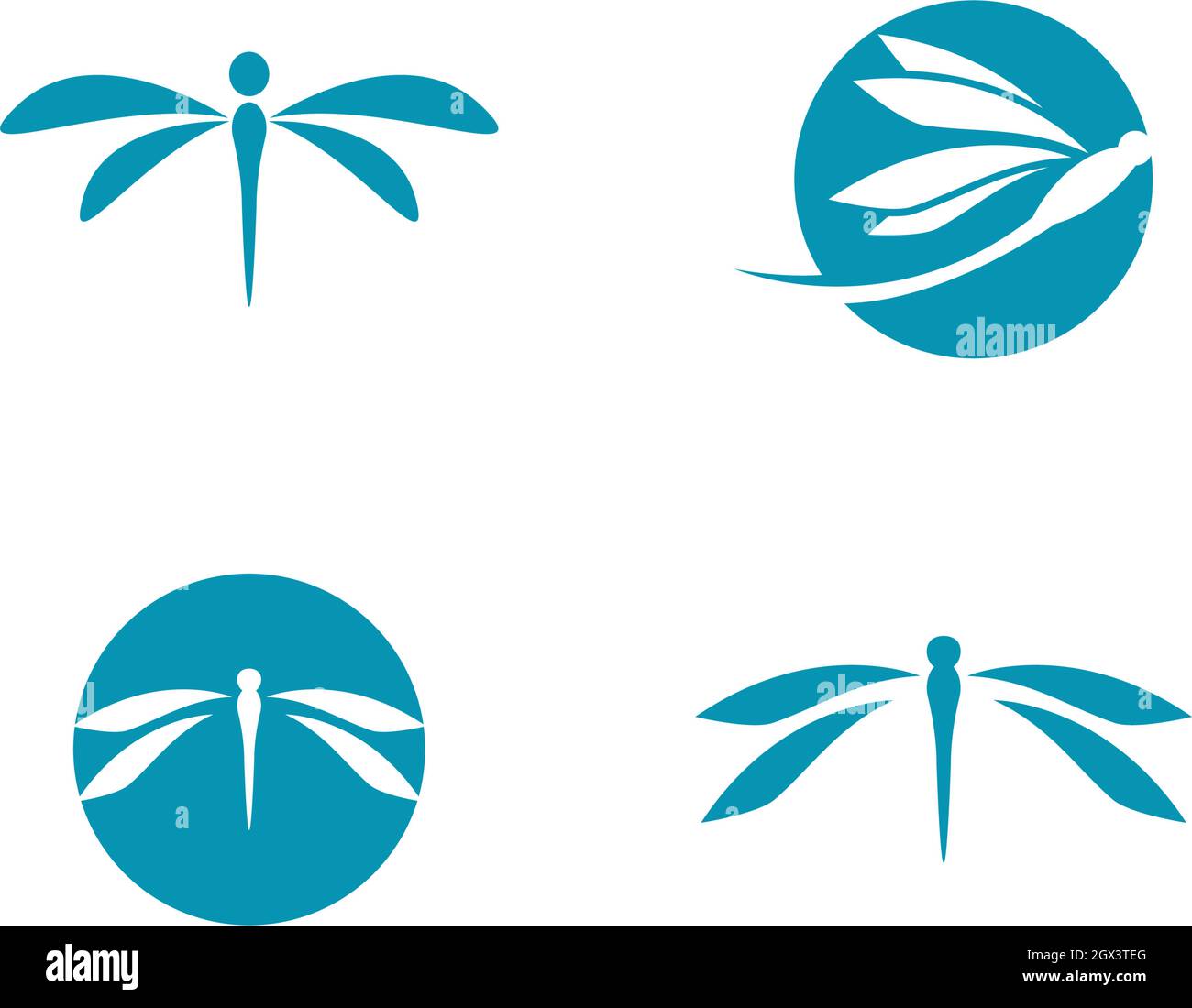 Dragonfly logo vector template Stock Vector Image & Art - Alamy