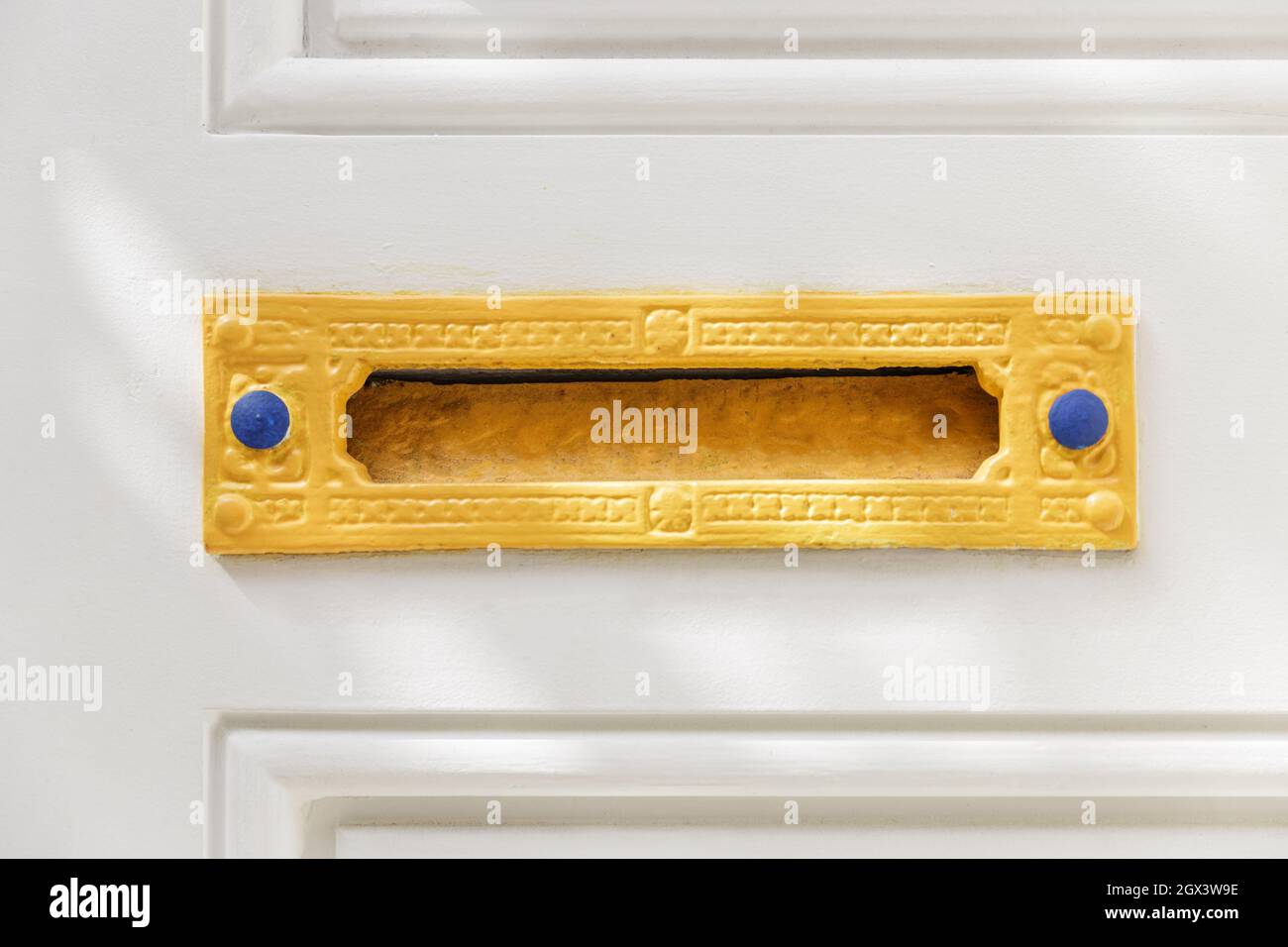 Gold letter boxes hi-res stock photography and images - Alamy