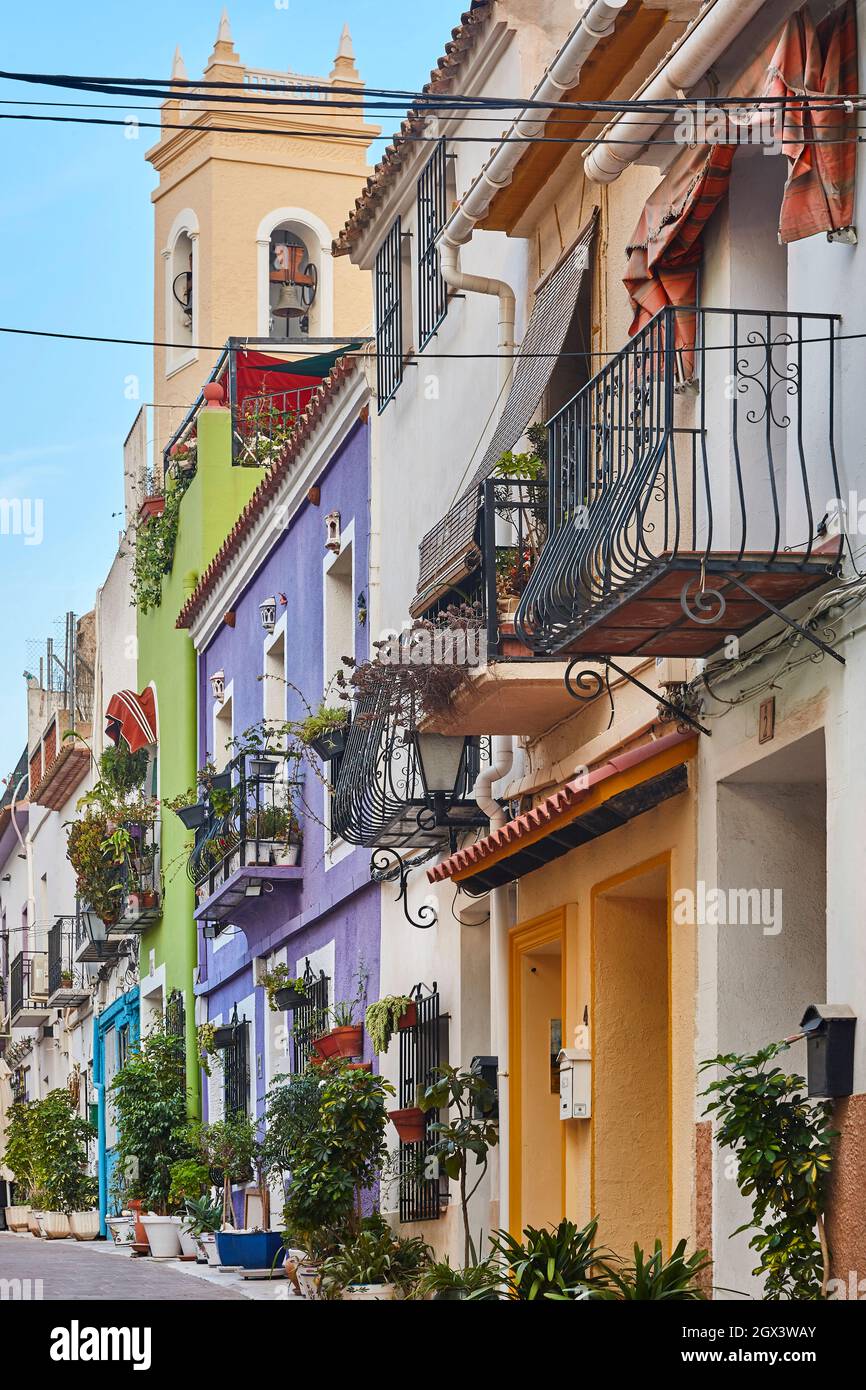 Calpe old town hi-res stock photography and images - Alamy