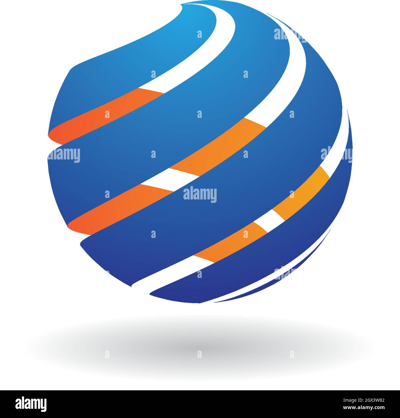 abstract circle ilustration logo vector template Stock Vector Image ...