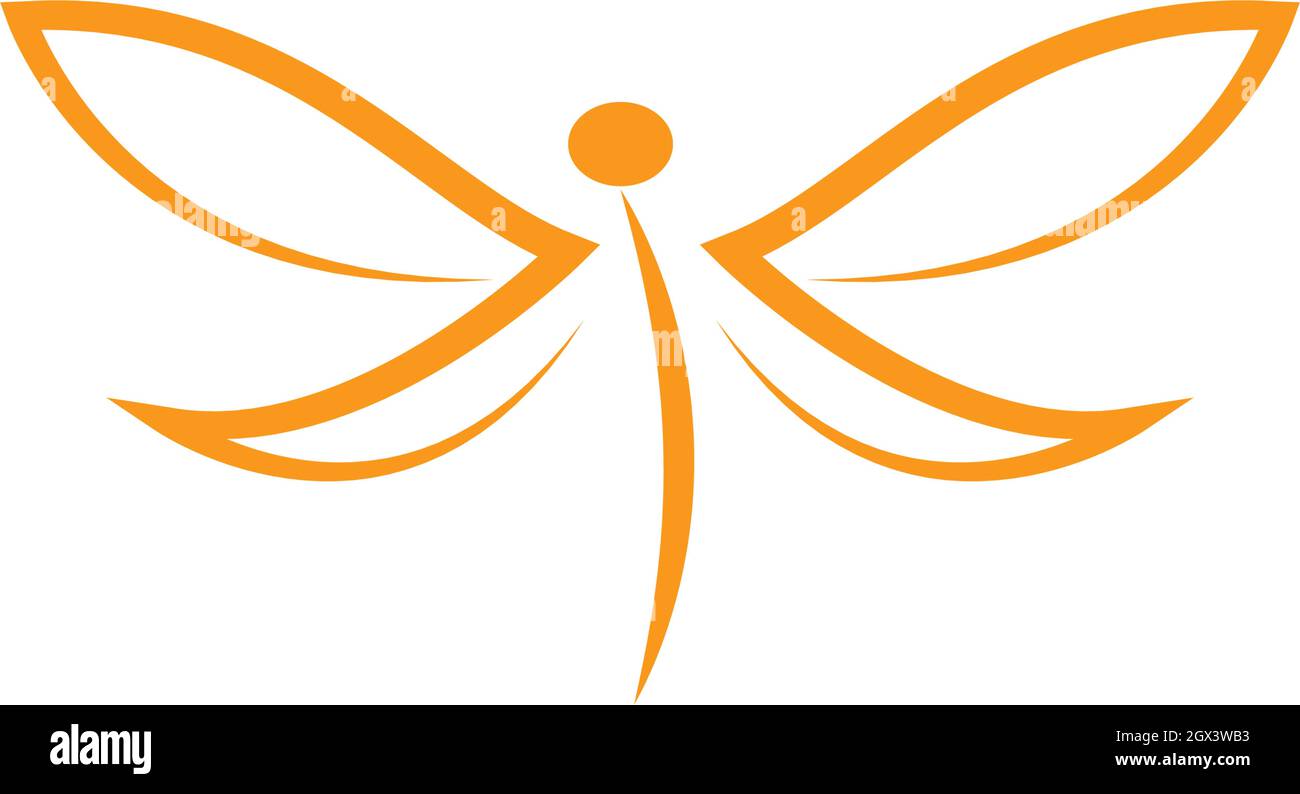 Dragonfly logo vector template Stock Vector Image & Art - Alamy
