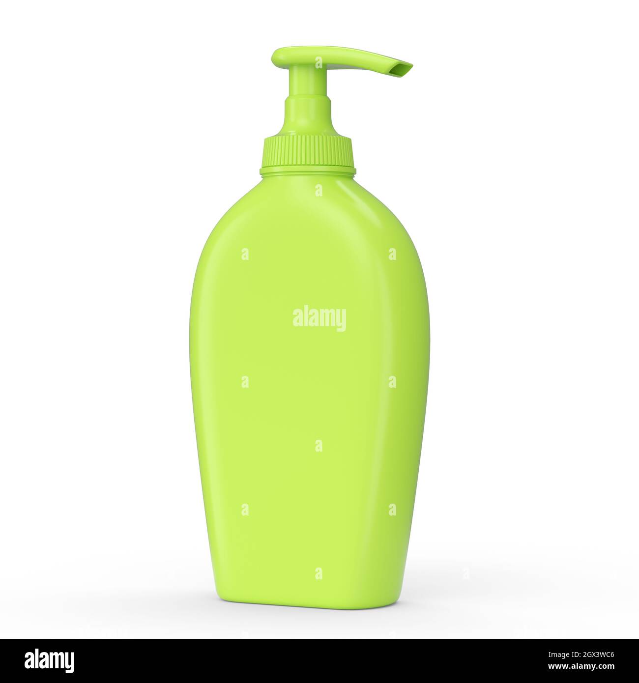 Green sunscreens bottle or sunblock cream tube isolated on white ...