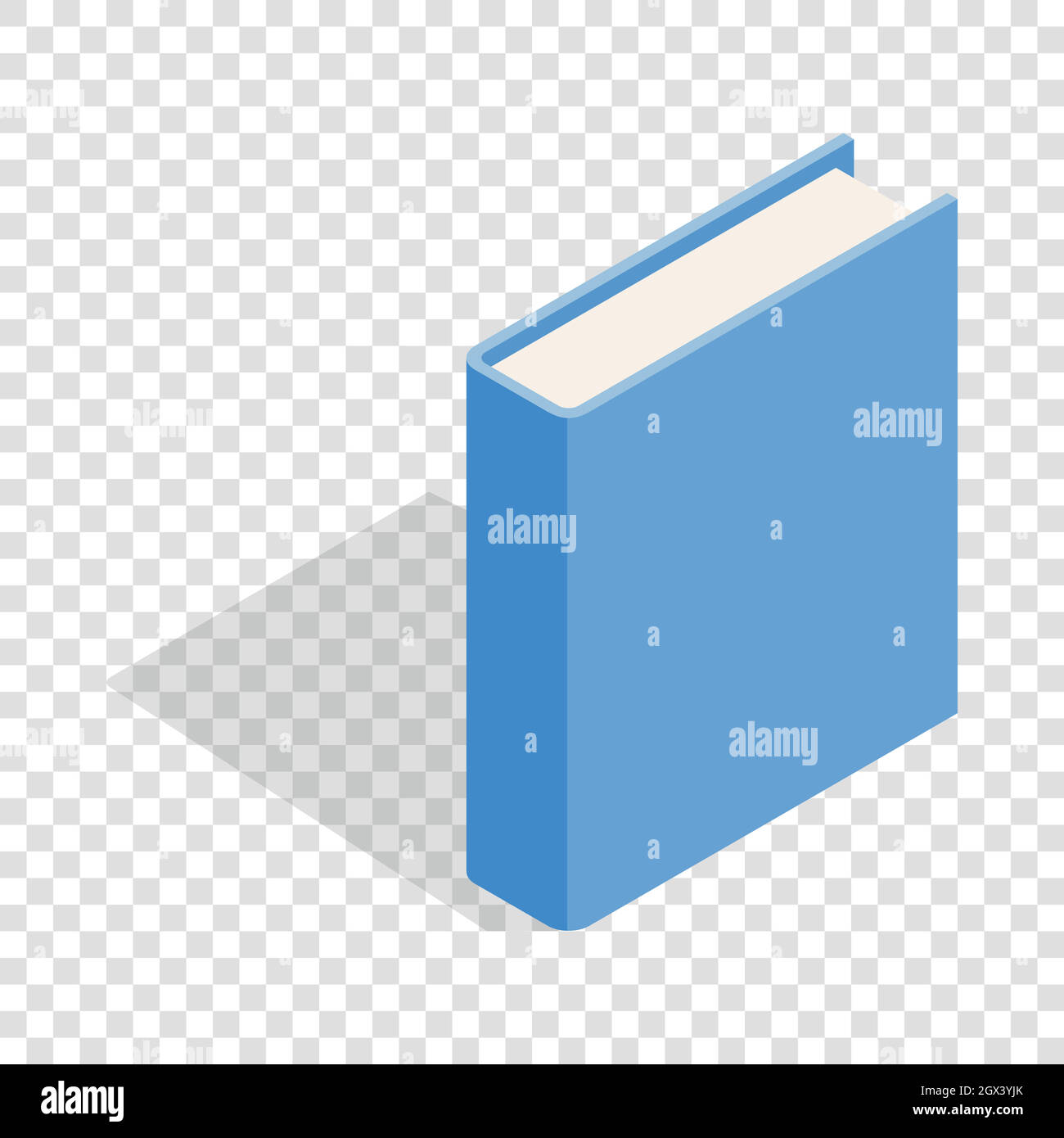 Blue book isometric icon Stock Vector Image & Art - Alamy