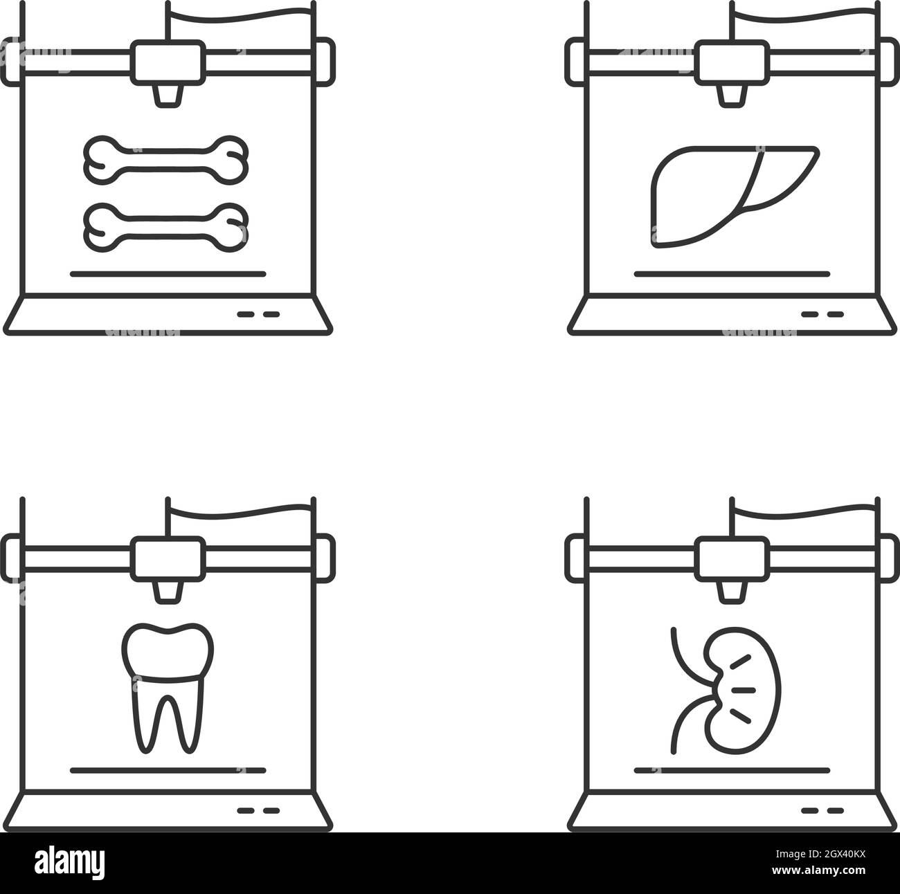 Bioprinting of artificial bone Stock Vector Images - Alamy