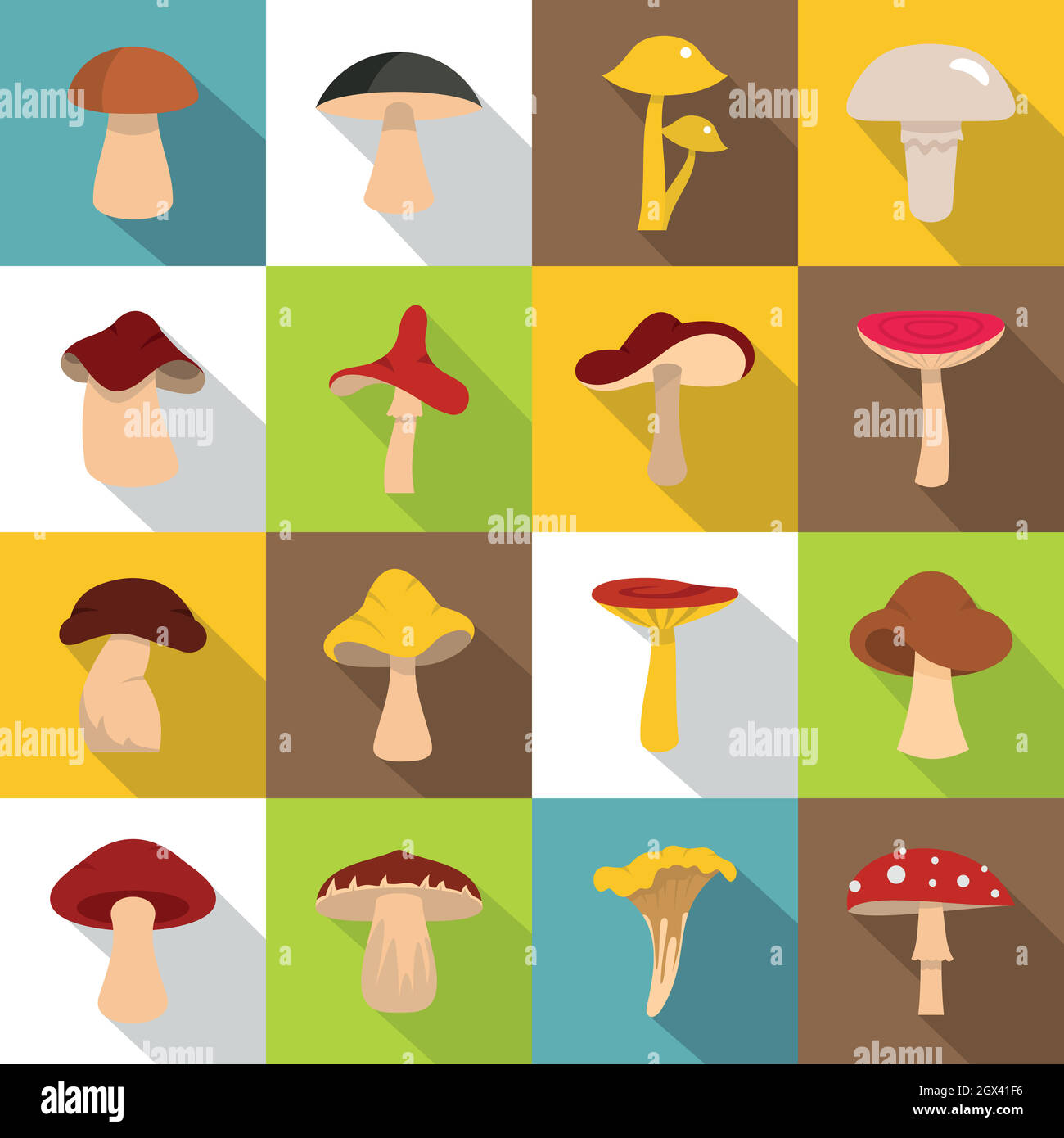 Poisonous mushroom illustration vector Stock Vector Images - Alamy