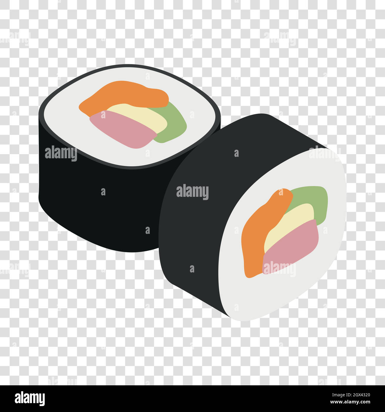 Rice food icon isometric Stock Vector Images - Alamy