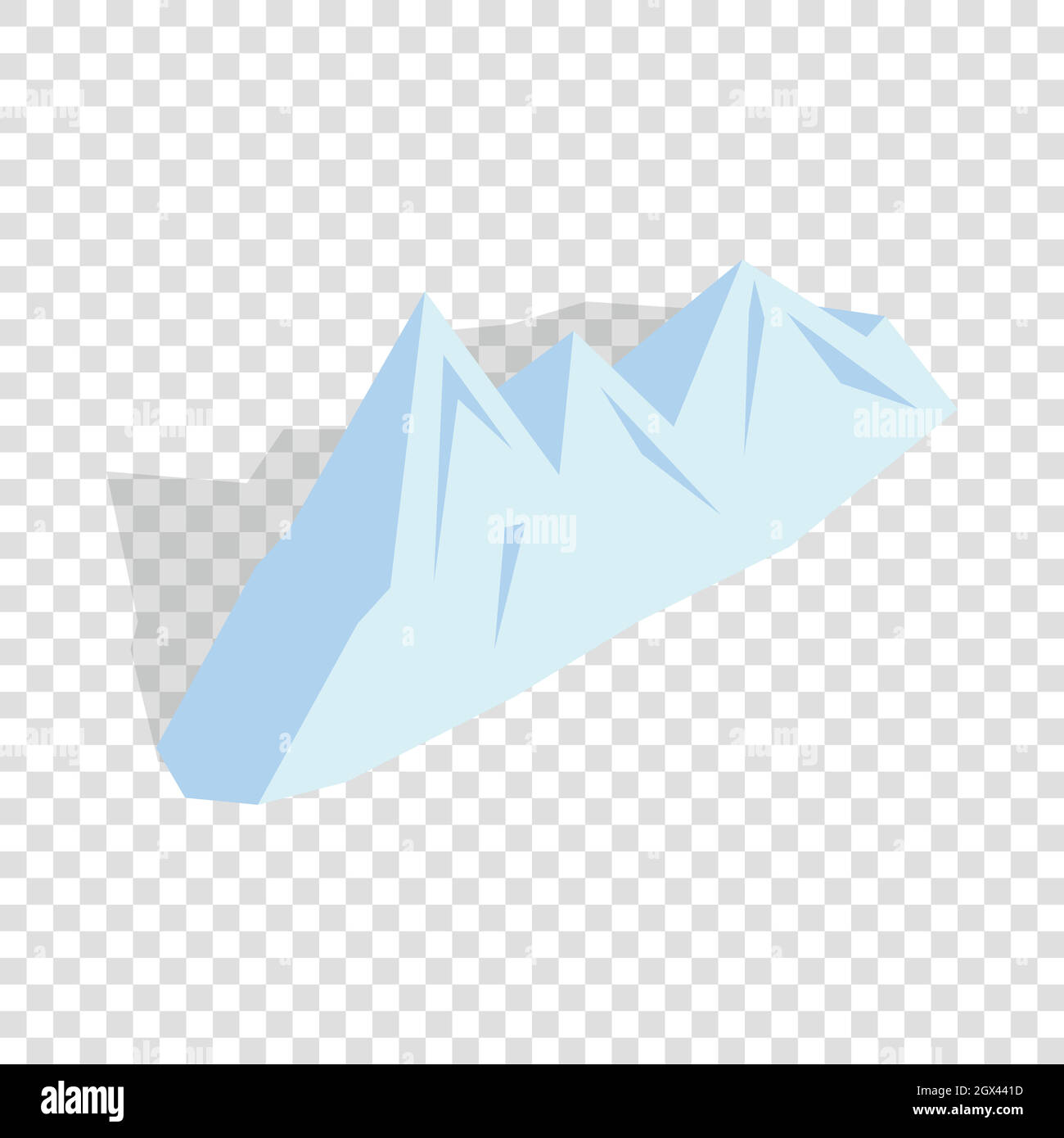 High snowy winter mountains Stock Vector Images - Alamy