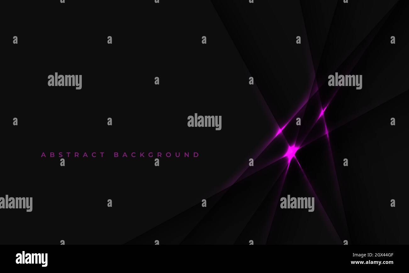 Black background with abstract pink light lines and shadows. Design ...