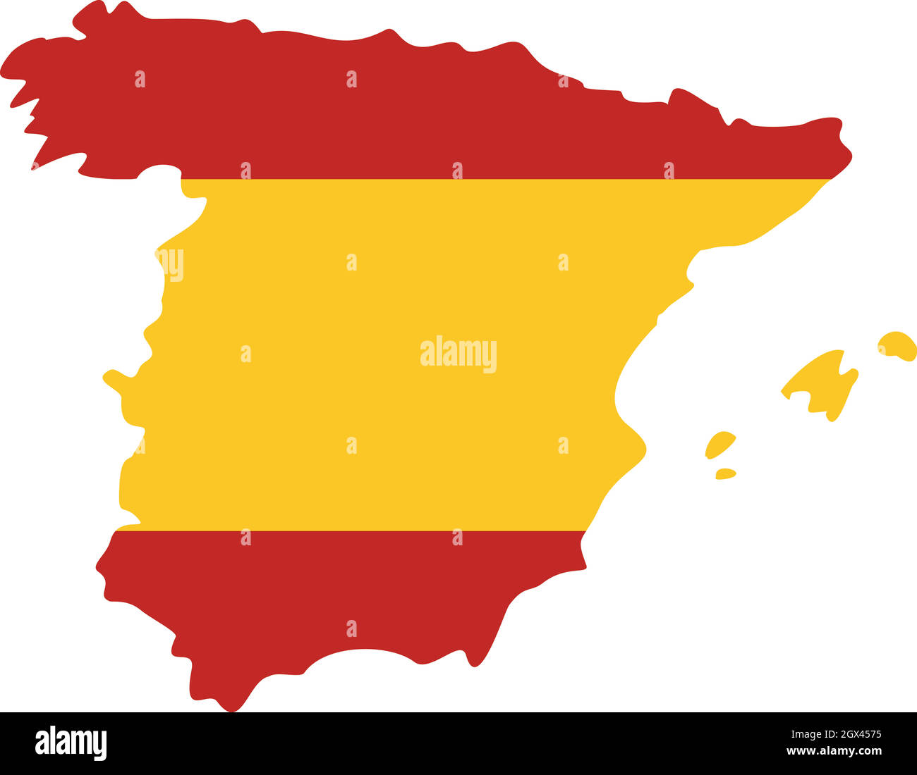 Map of Spain icon, flat style Stock Vector Image & Art - Alamy