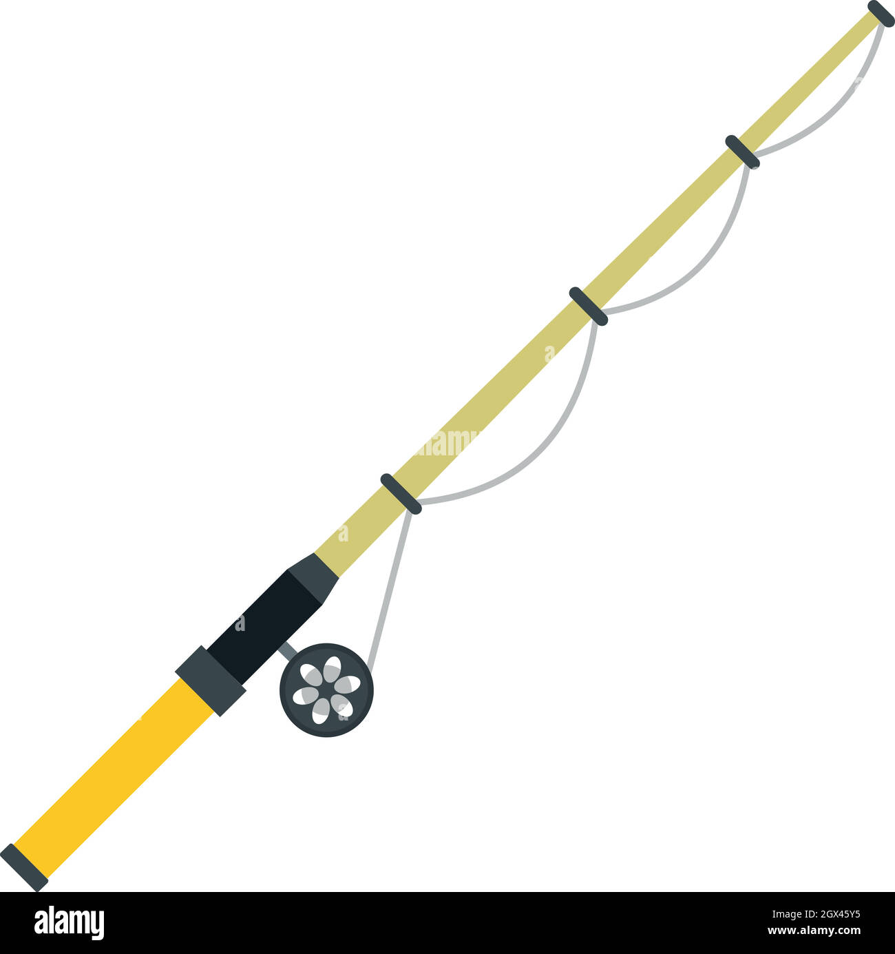 Spinning rod Stock Vector Images - Alamy