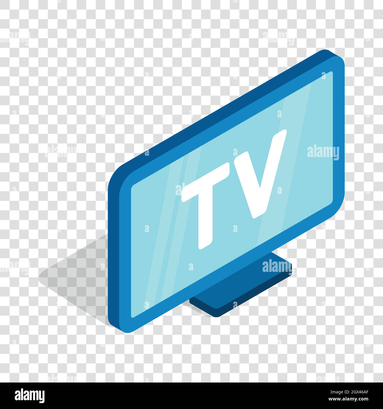 TV screen isometric icon Stock Vector Image & Art - Alamy