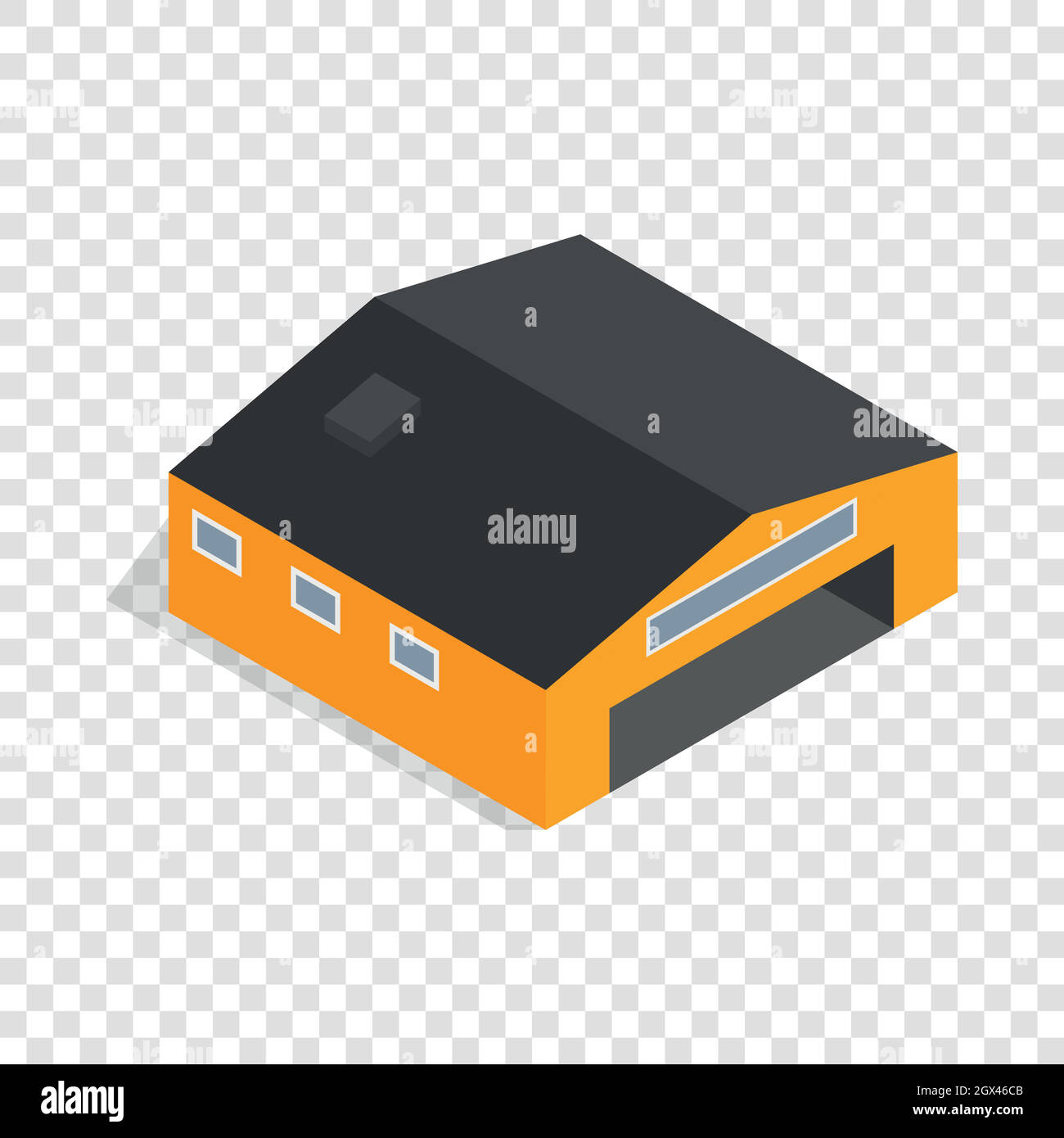 Hangar isometric icon Stock Vector Image & Art - Alamy