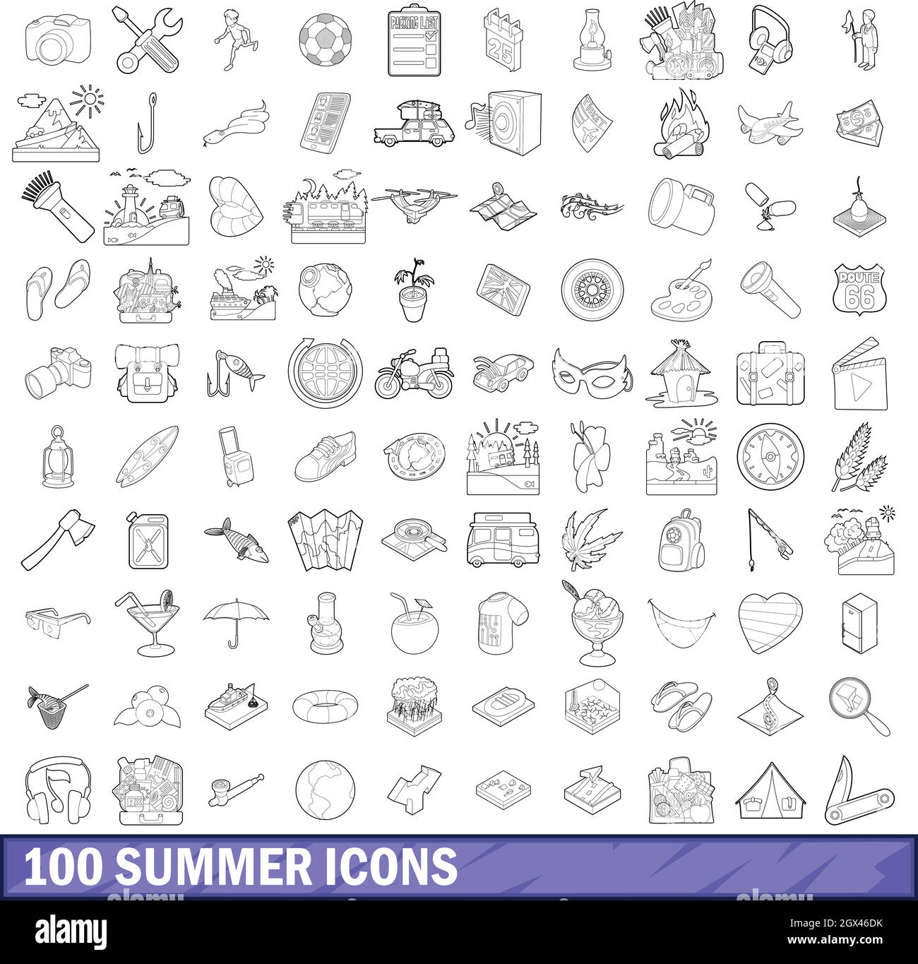 Herb summer Stock Vector Images - Alamy