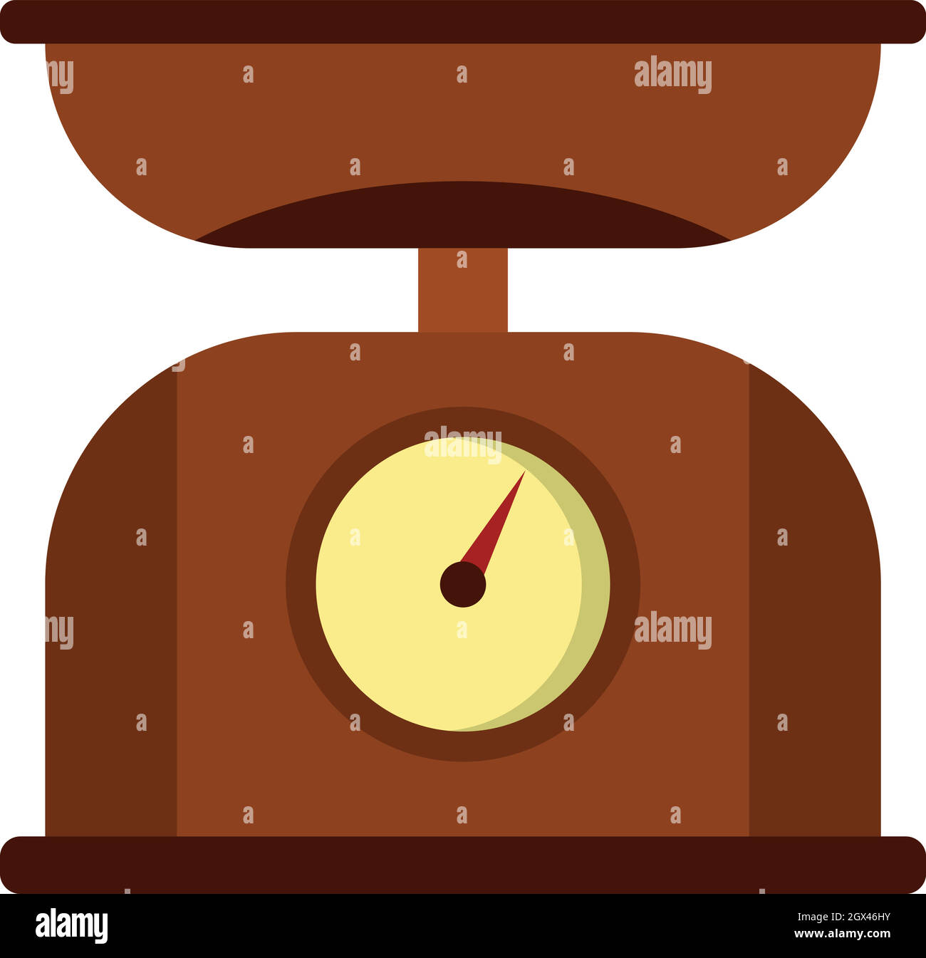 Stainless steel scale icon Stock Vector Images - Alamy