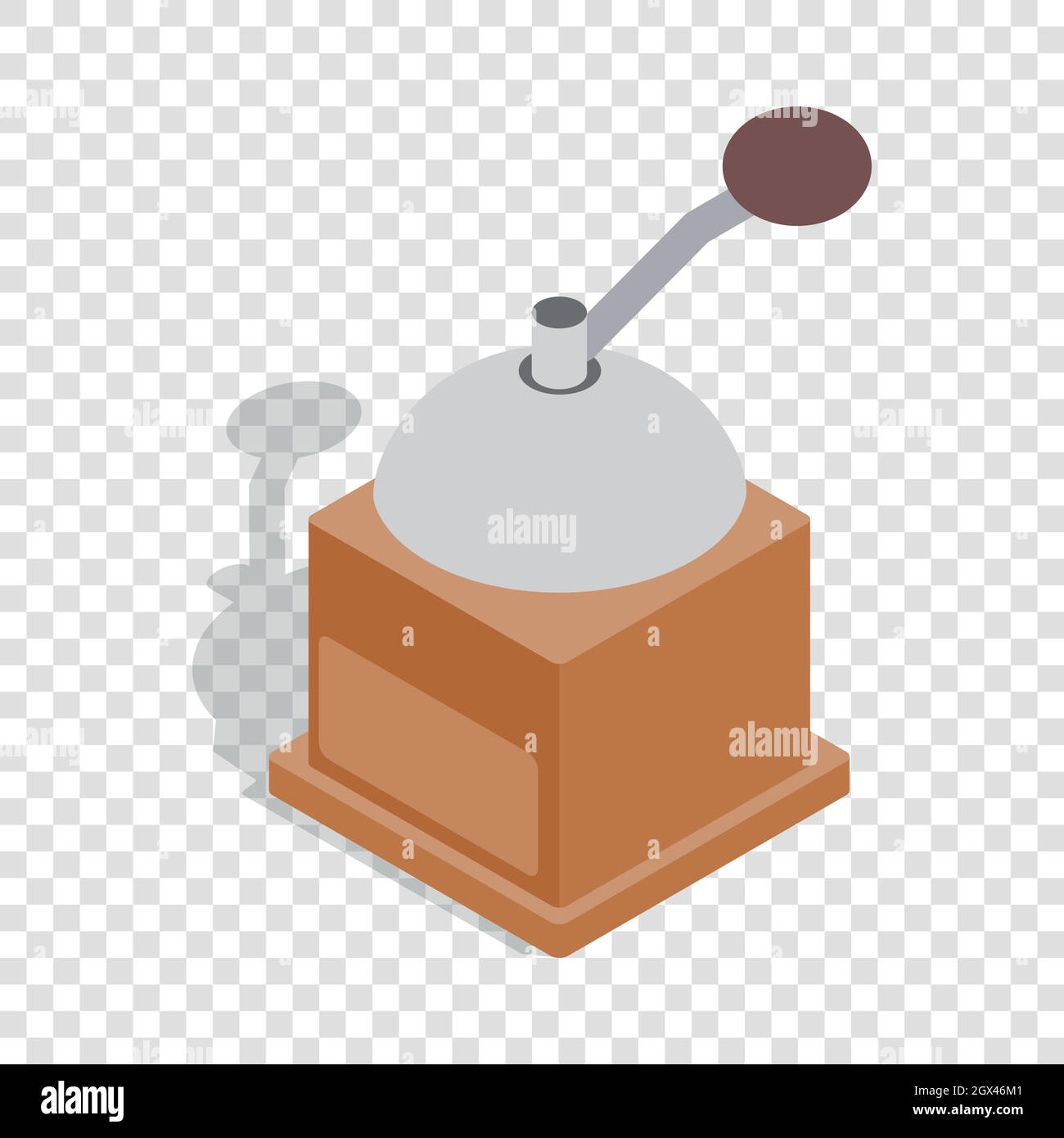 Coffee grinder isometric icon Stock Vector Image & Art - Alamy