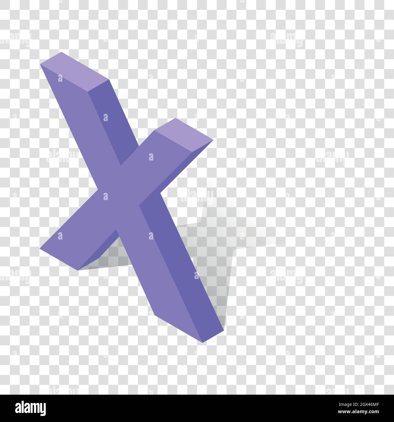 3d letter x Stock Vector Images - Alamy