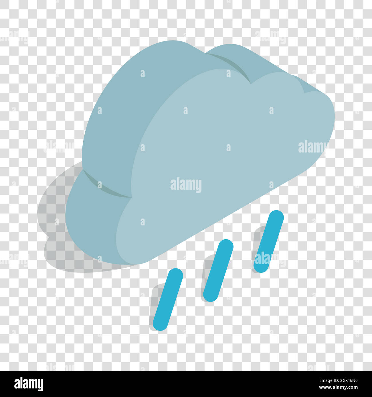 Blue sky landscape heavy Stock Vector Images - Alamy