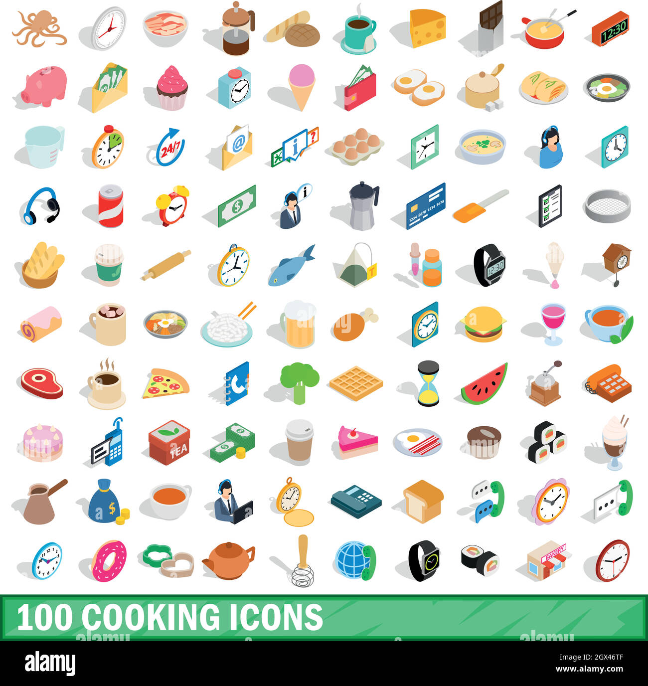 Cooking icons hi-res stock photography and images - Alamy