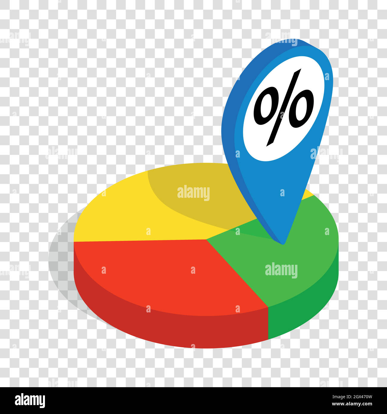 Percent chart Stock Vector Images - Alamy
