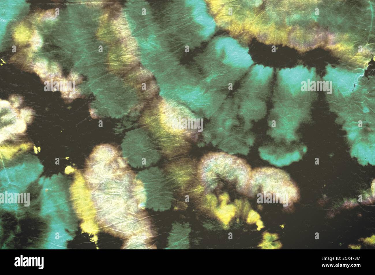 Circular Multi Swatch. Batik Pattern. Watercolor Stock Photo - Alamy