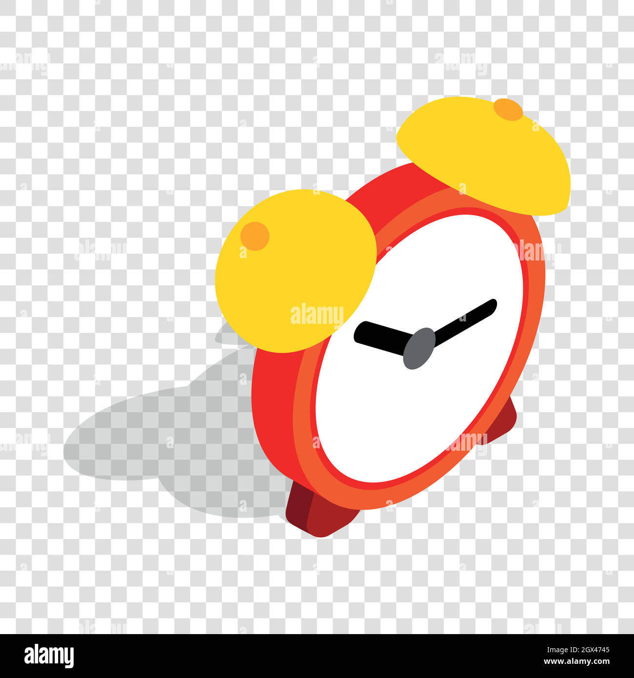 Bell icon isometric vector Stock Vector Images - Alamy