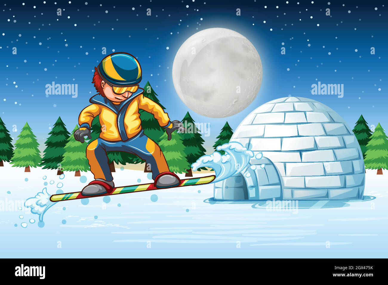Man in winter cold Stock Vector Images - Alamy
