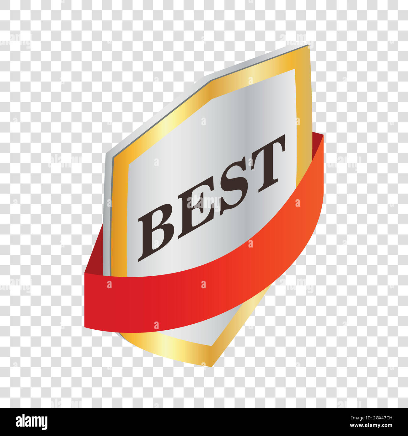 Label best quality isometric icon Stock Vector Image & Art - Alamy