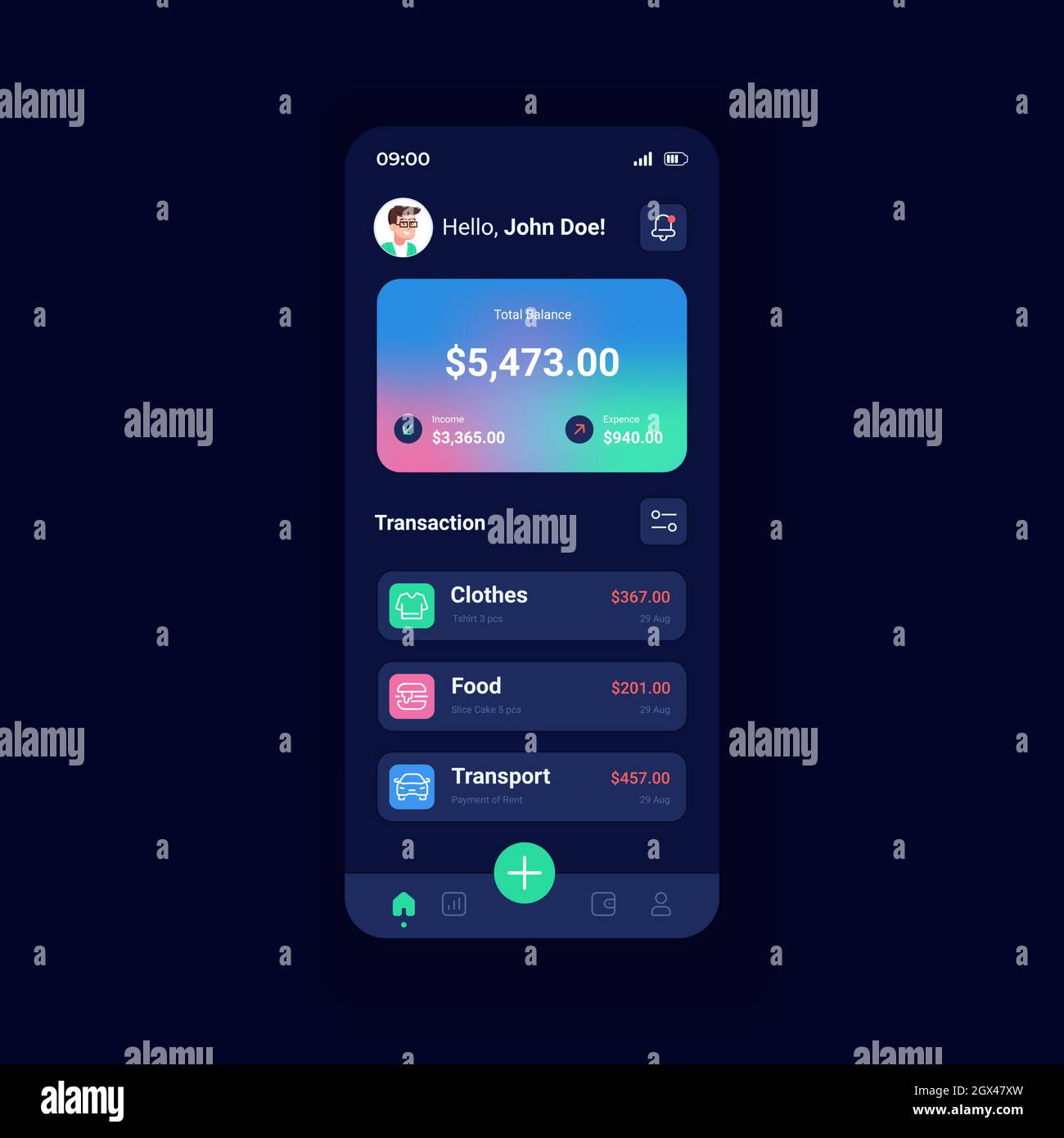 Bank window display Stock Vector Images - Alamy