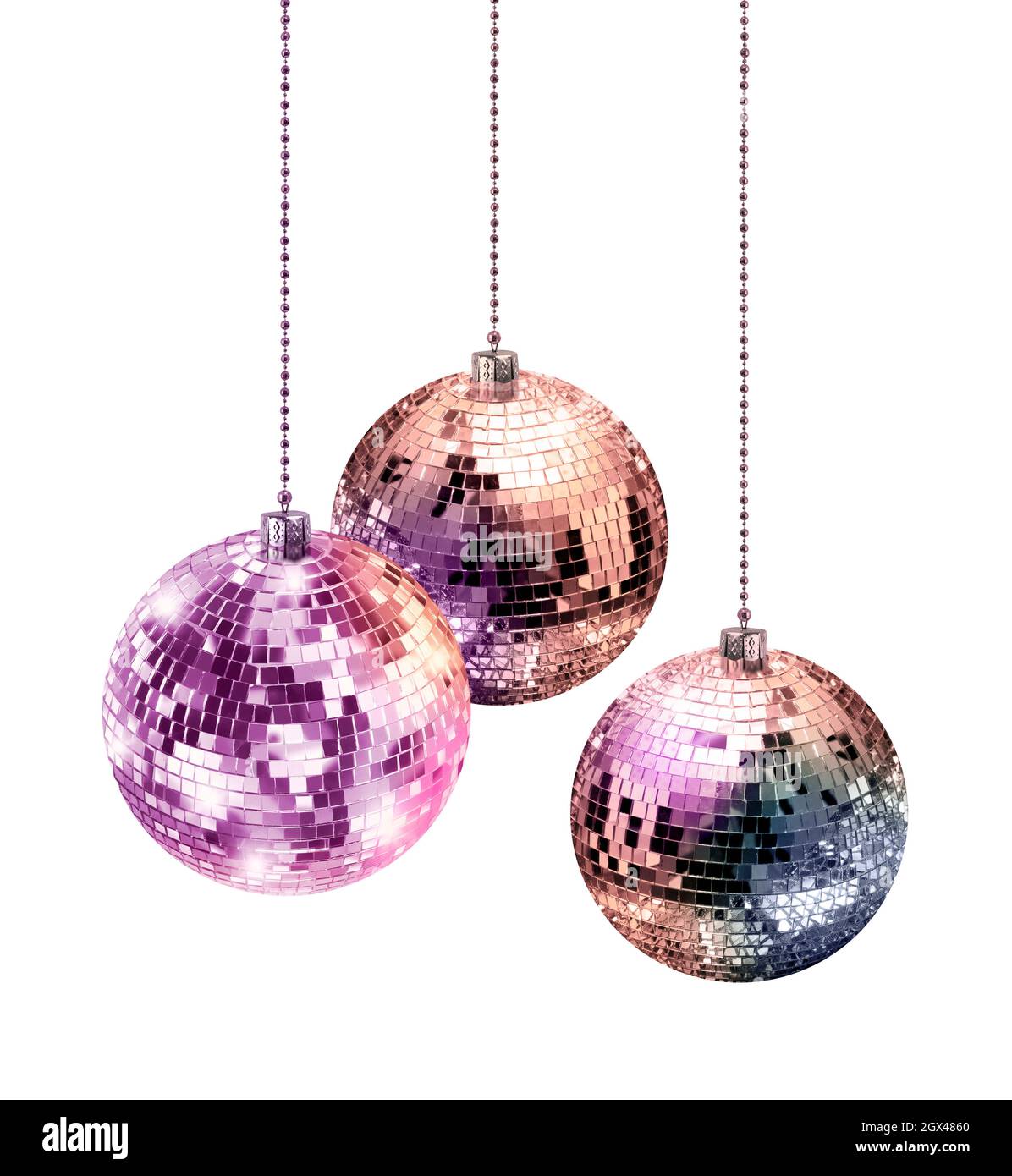 Illustration of disco balls Cut Out Stock Images & Pictures - Alamy