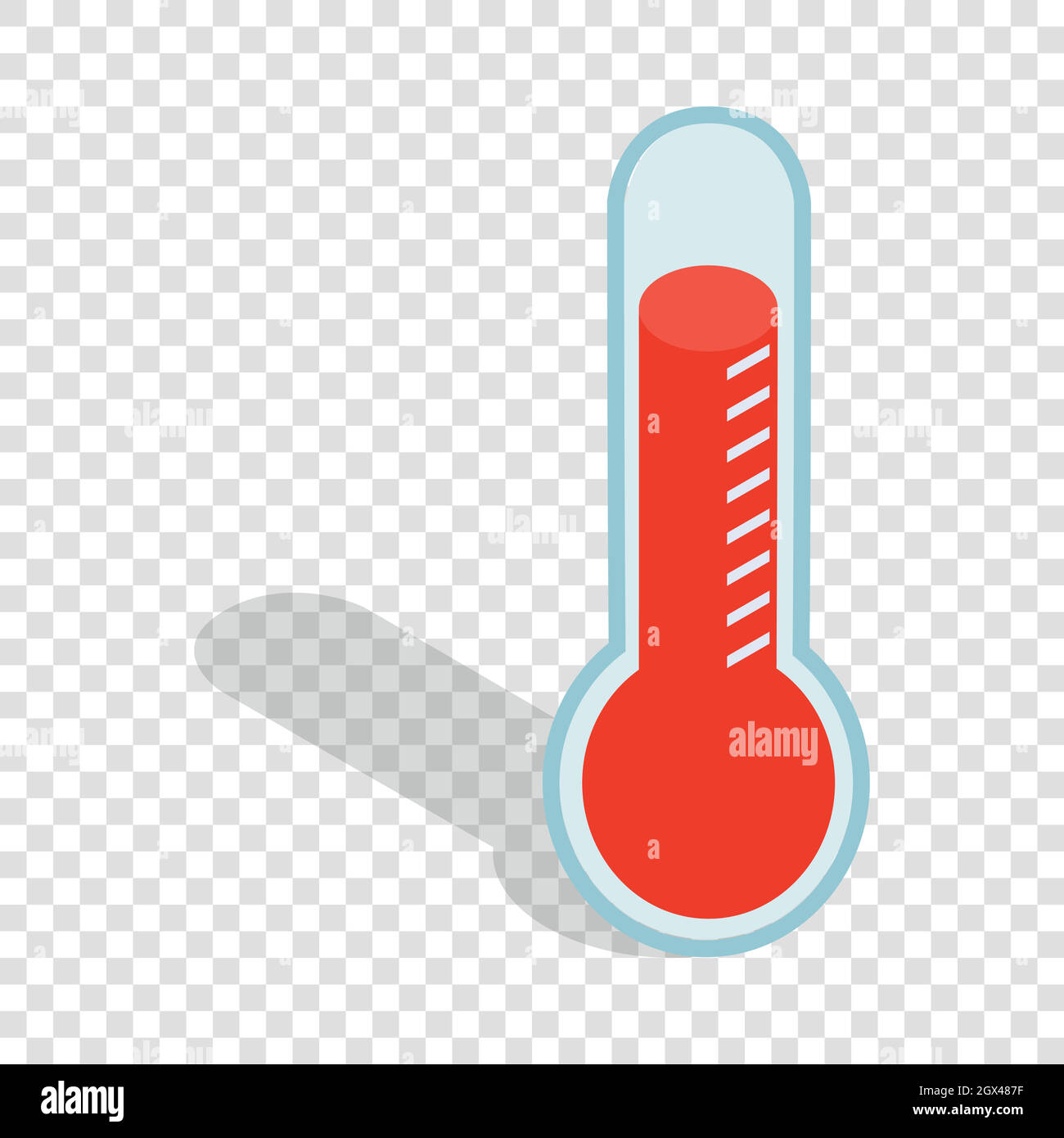 Thermometer isometric icon Stock Vector Image & Art - Alamy