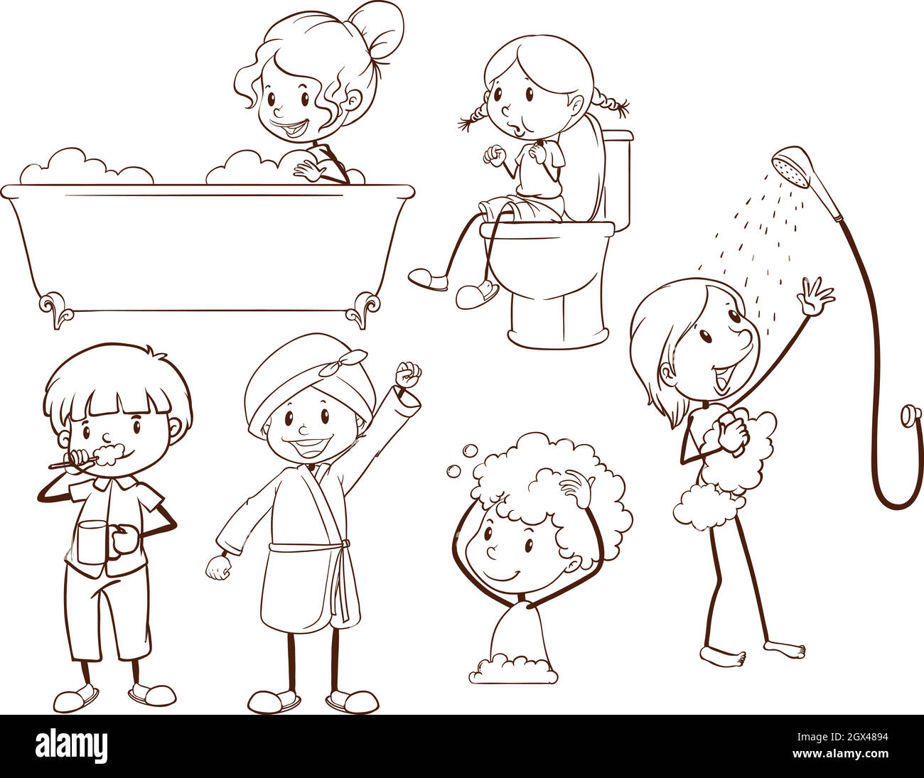 Personal hygiene clipart hi-res stock photography and images - Alamy