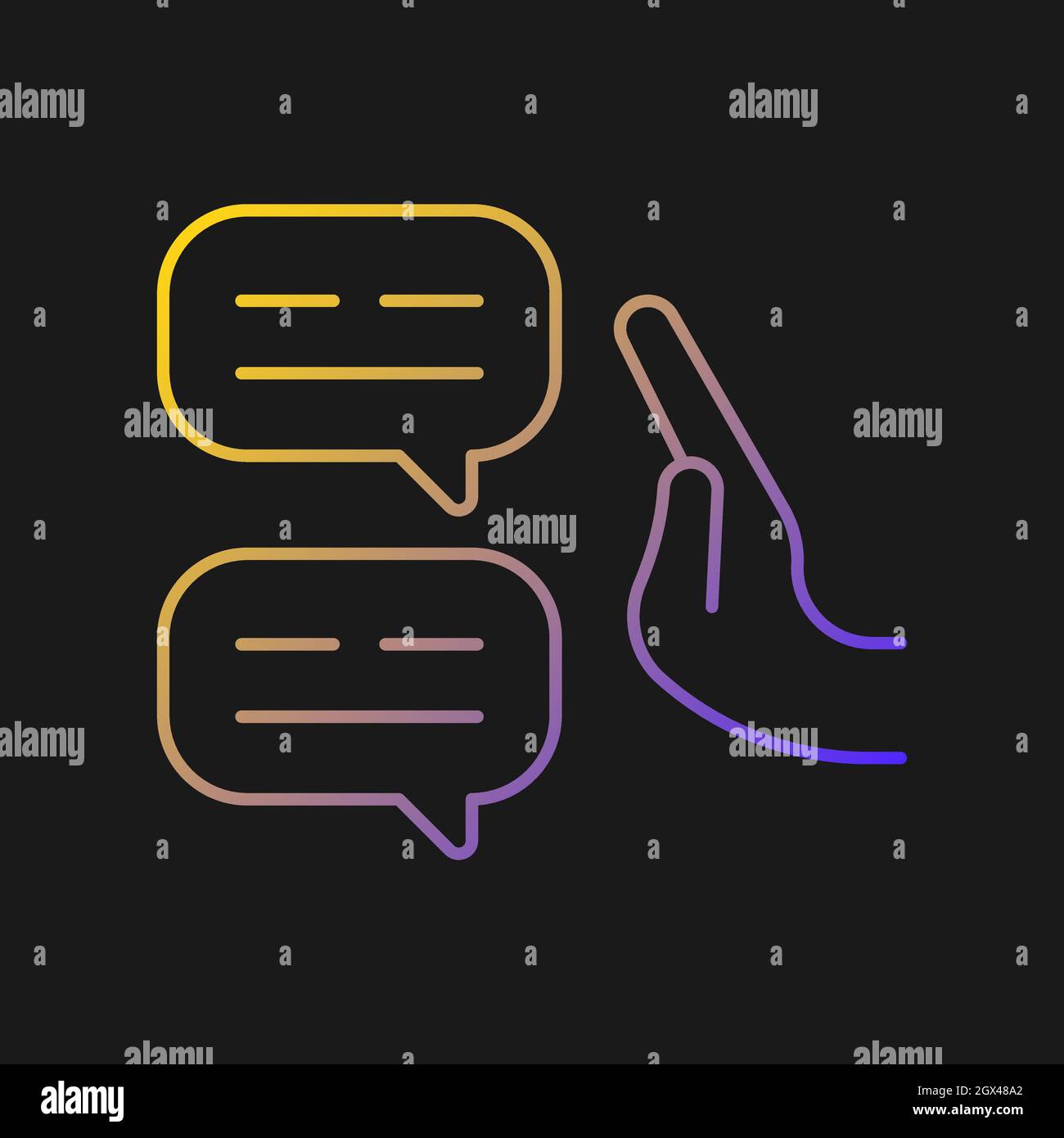 View neon sign dark Stock Vector Images - Alamy