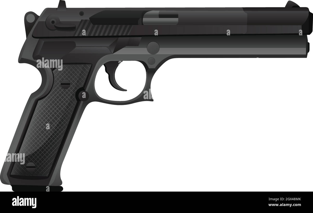 Pistol shoot Stock Vector Images - Alamy