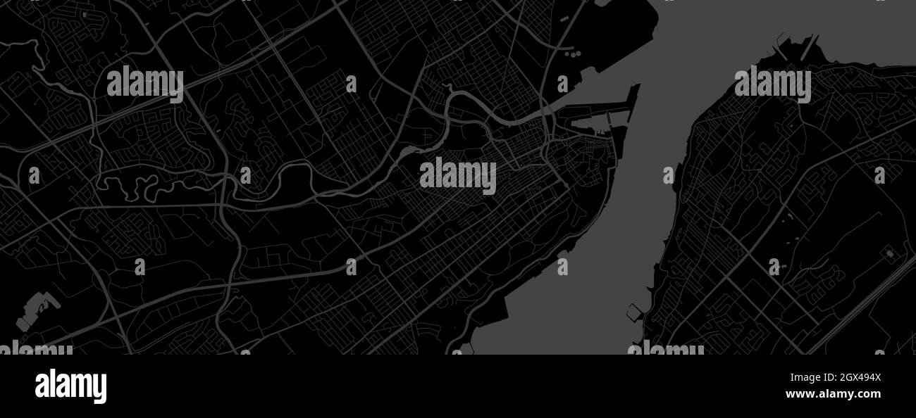 Map of quebec city hi-res stock photography and images - Alamy