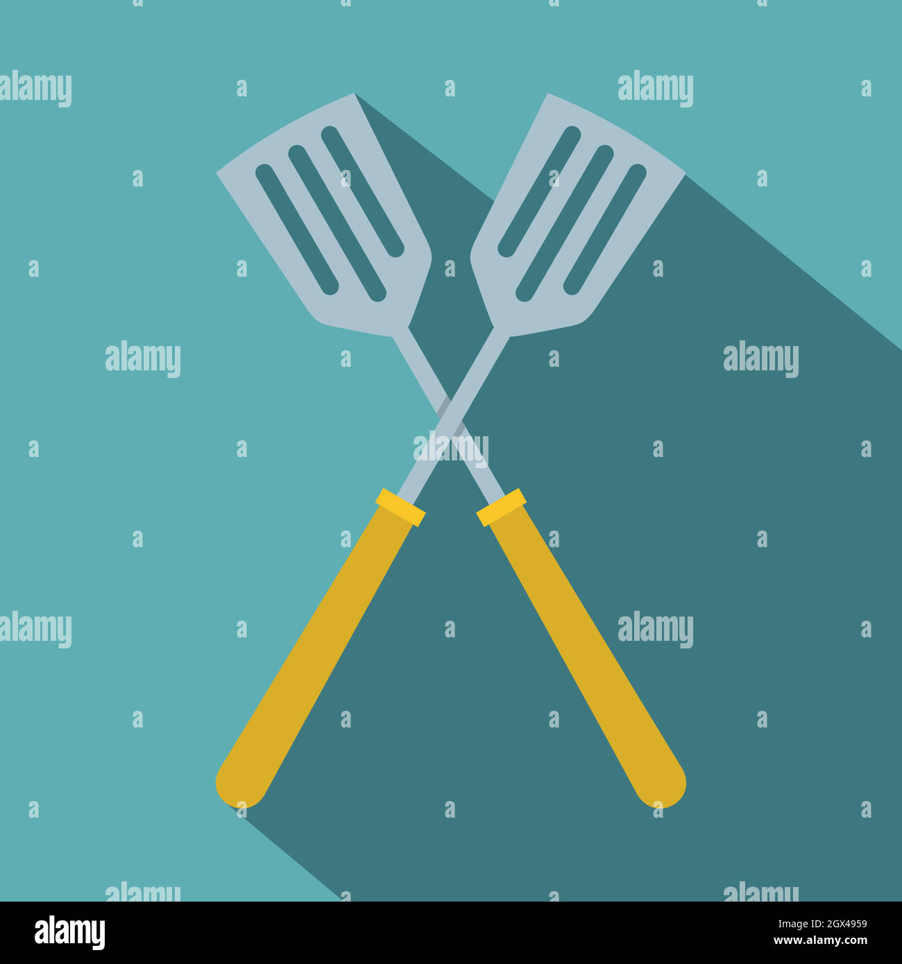 Vector flat crossed black Stock Vector Images - Alamy