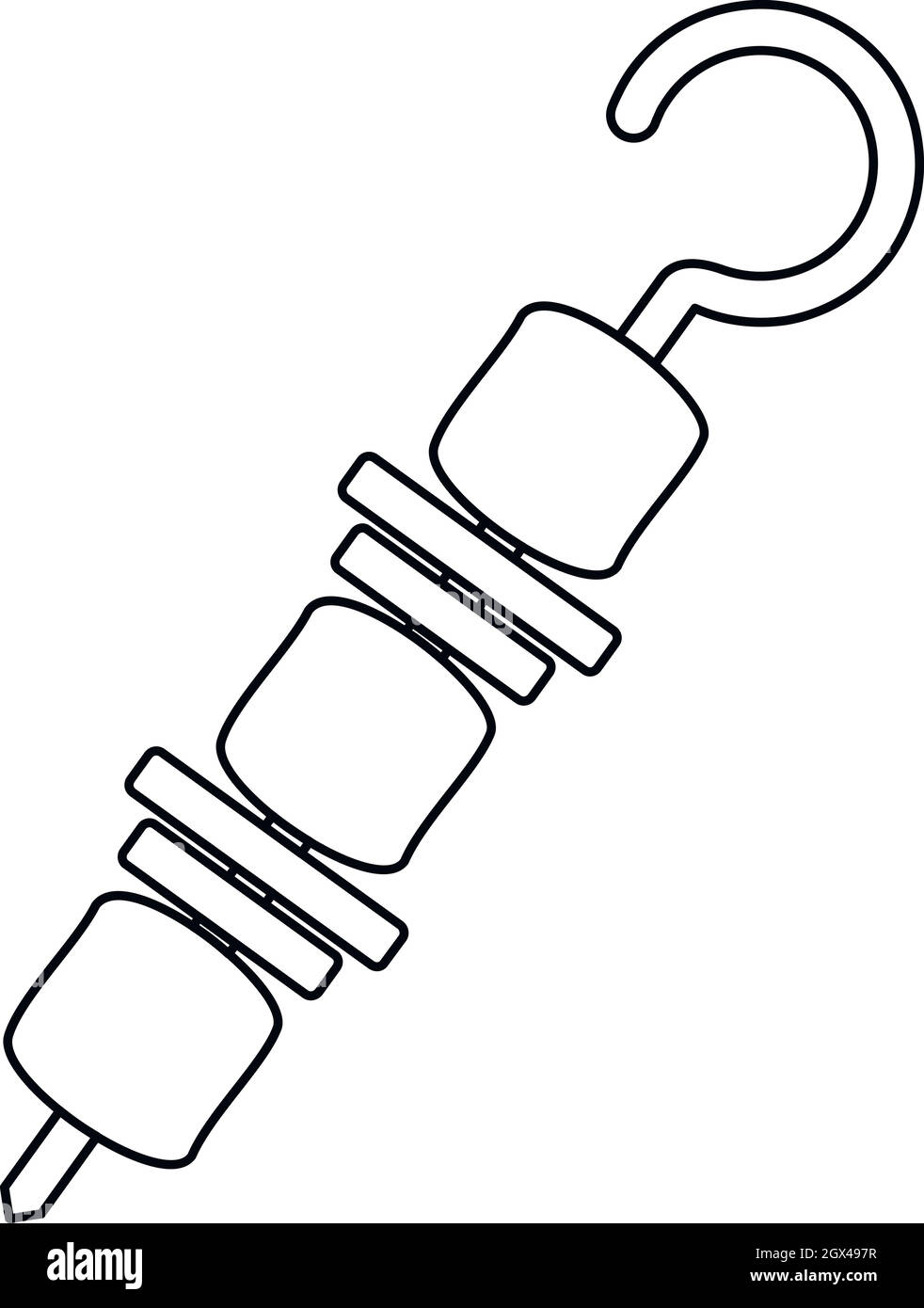 Traditional grilled meat restaurant Stock Vector Images - Alamy