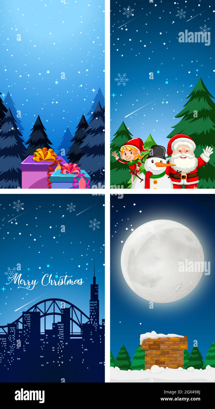 Background templates with christmas theme Stock Vector Image & Art - Alamy