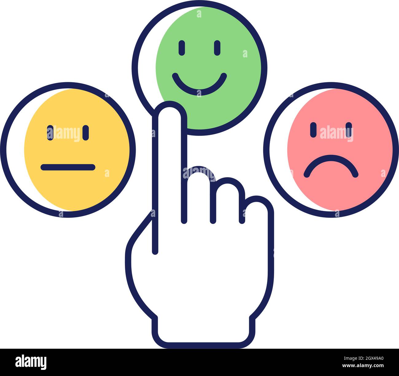 Emotional maturity RGB color icon Stock Vector Image & Art - Alamy