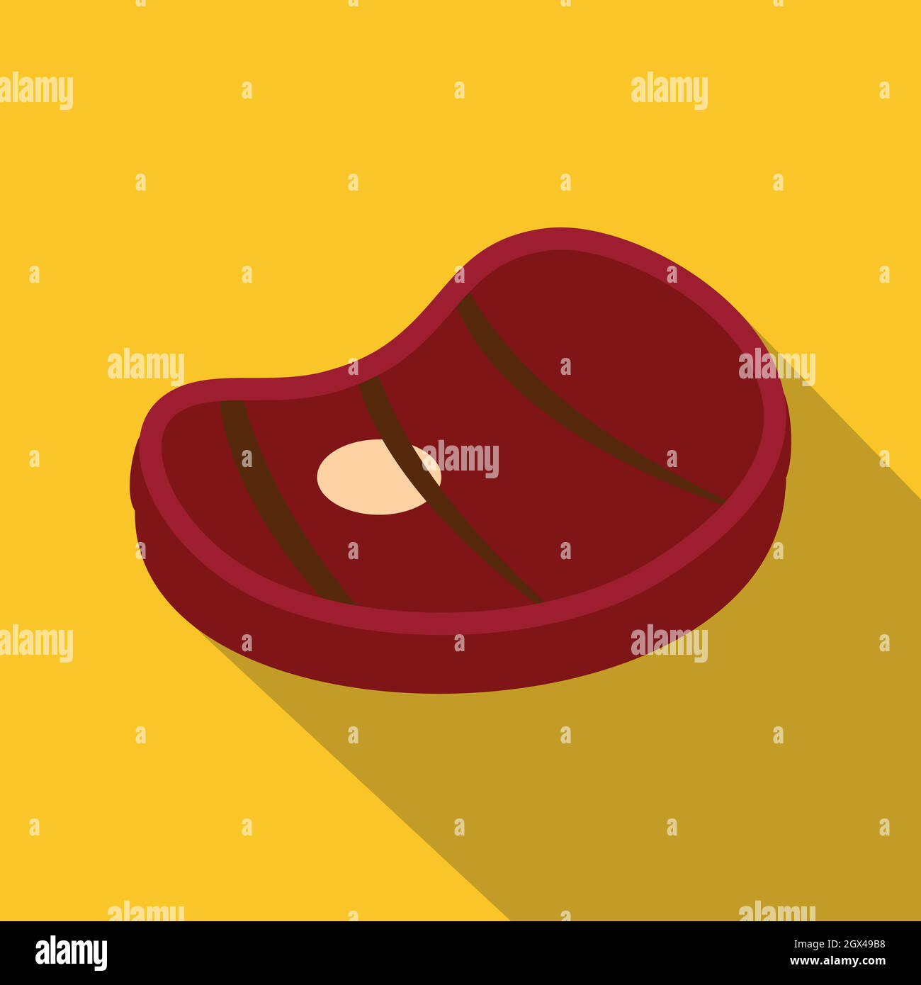 Menu cooked grilled beef Stock Vector Images - Alamy